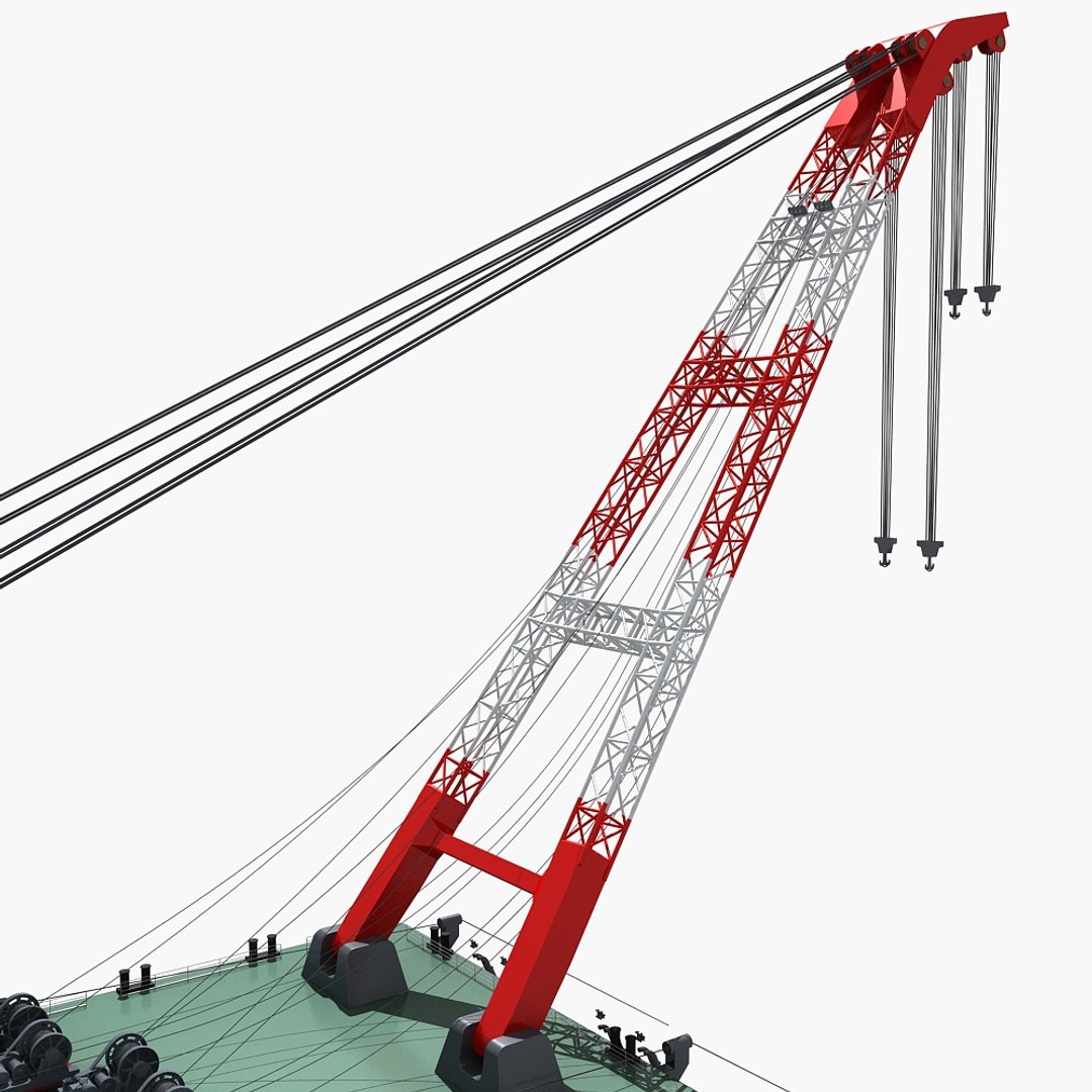 3D floating cranes model - TurboSquid 1390590