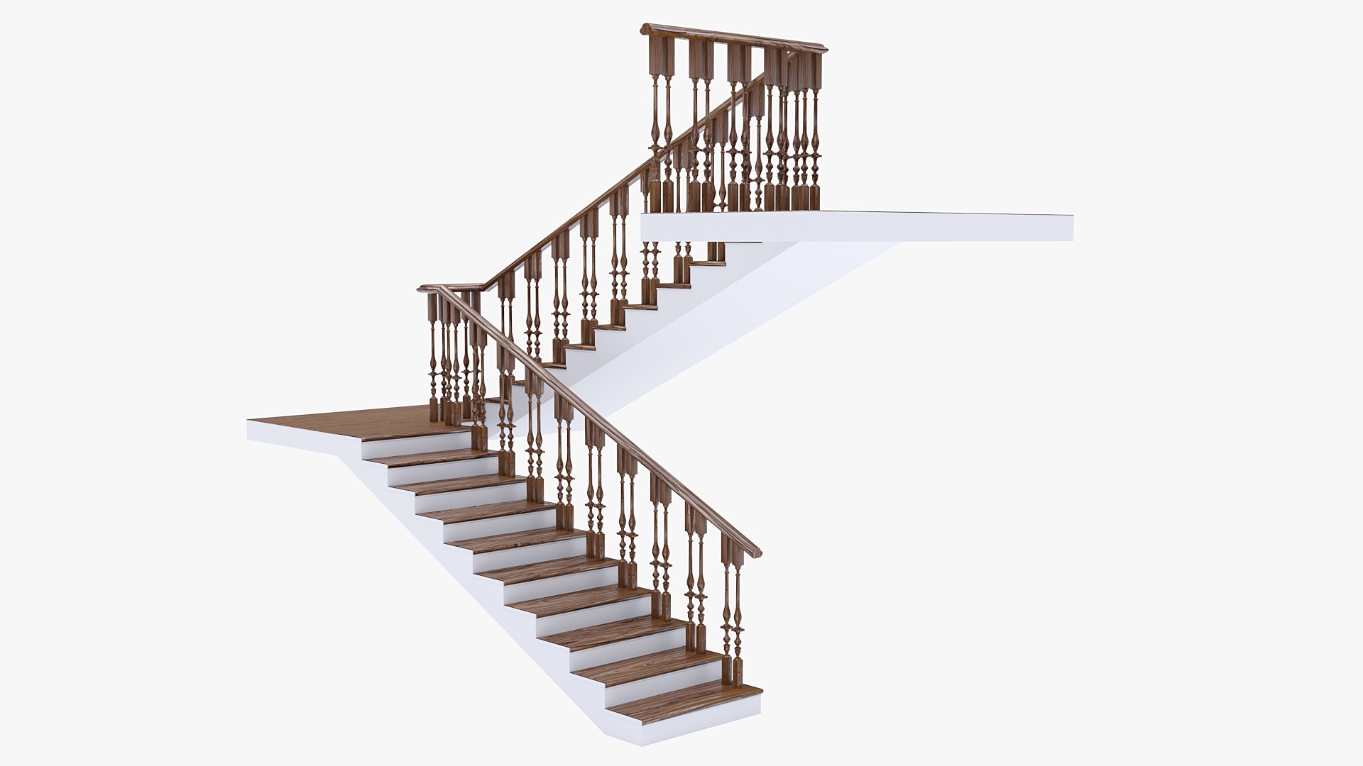 3D Model Stairs Palisandr - TurboSquid 1973575
