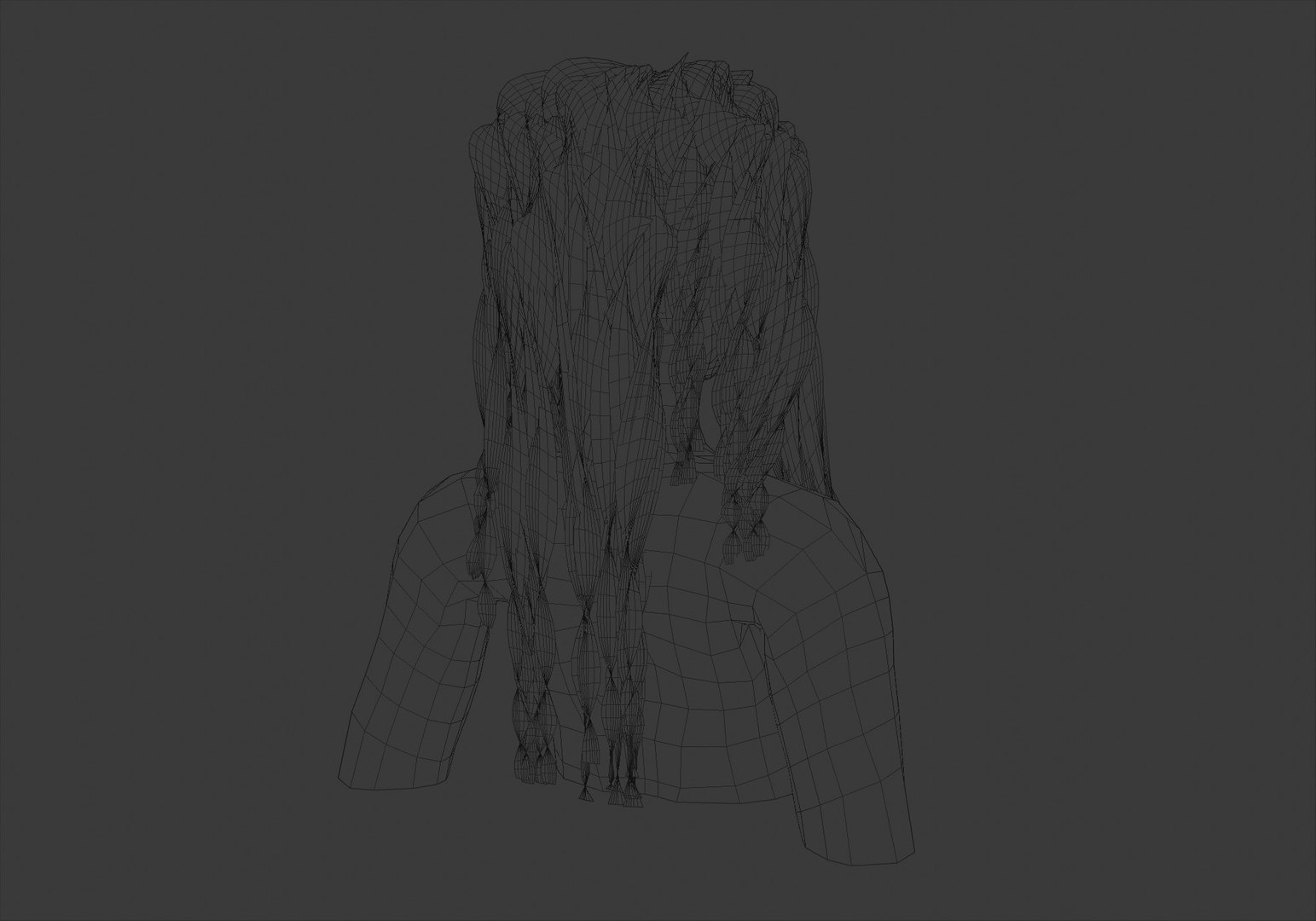 Female Curly Hairstyle 3D Model - TurboSquid 1961267