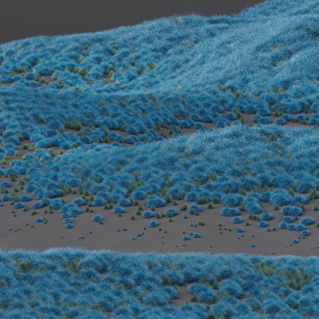 3D model 6 Different SETS of Grass SET VOL05 - TurboSquid 2126354