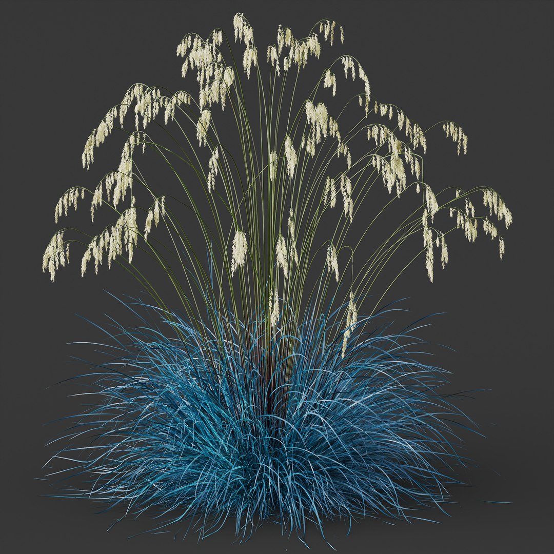 3D model 6 Different SETS of Grass SET VOL05 - TurboSquid 2126354