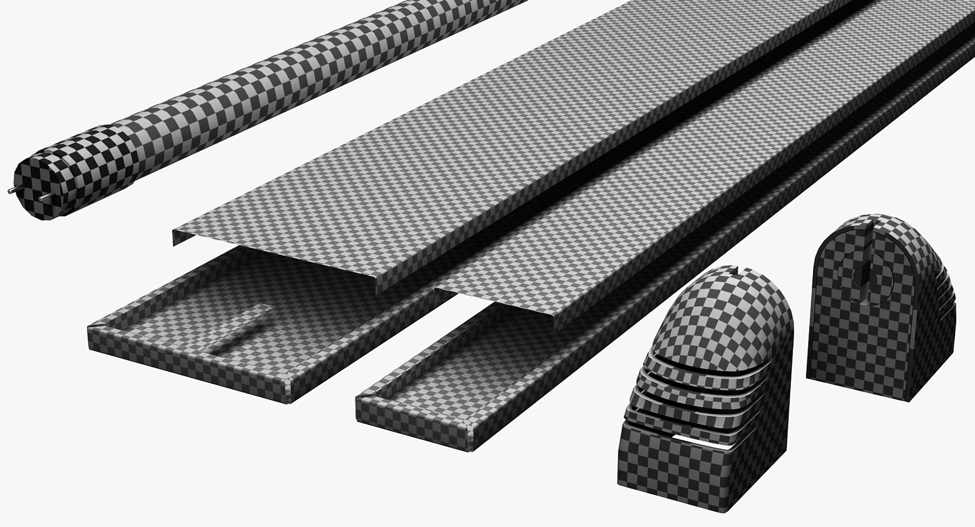 Single Tube Model - TurboSquid 1424476