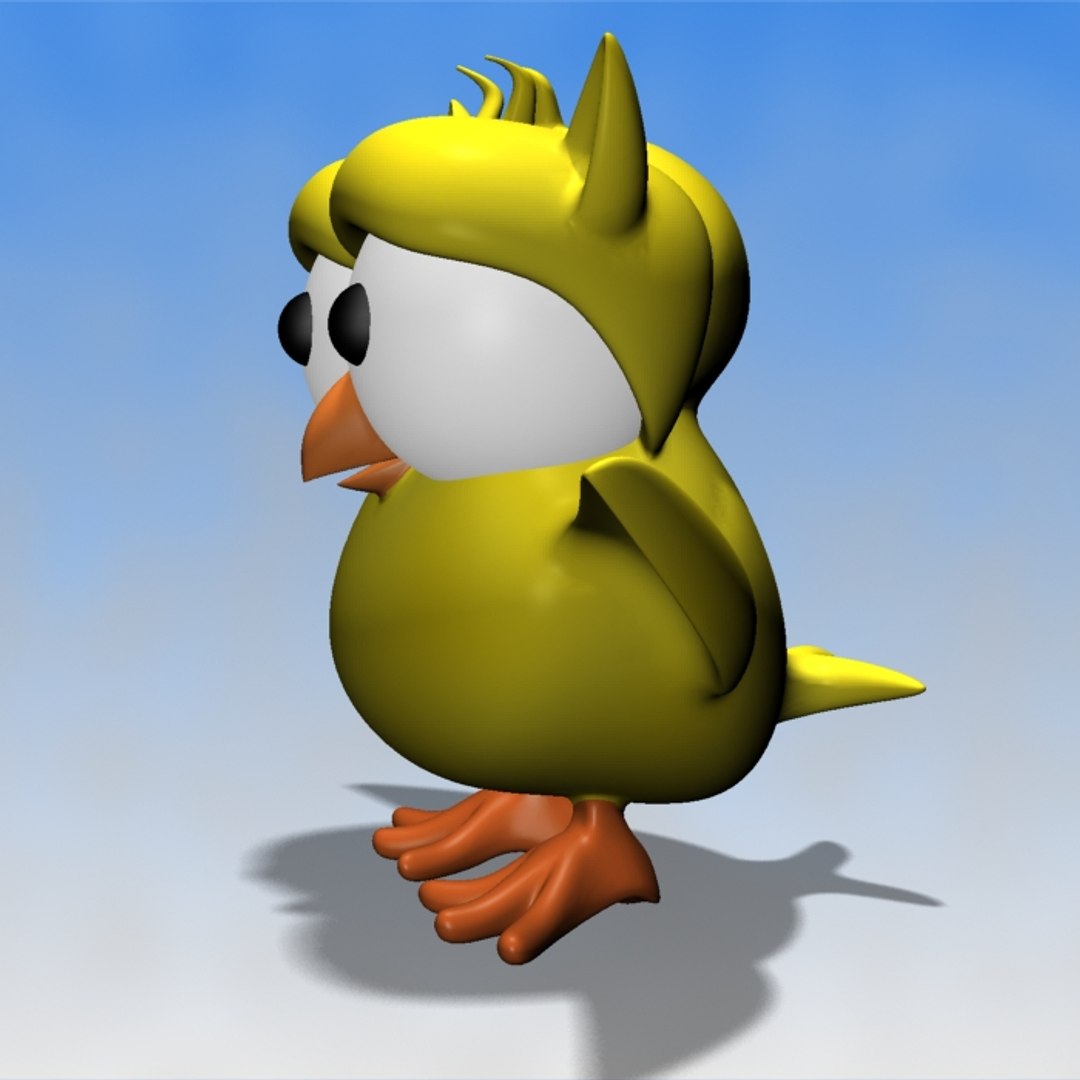 Ursula Owl 3d Model