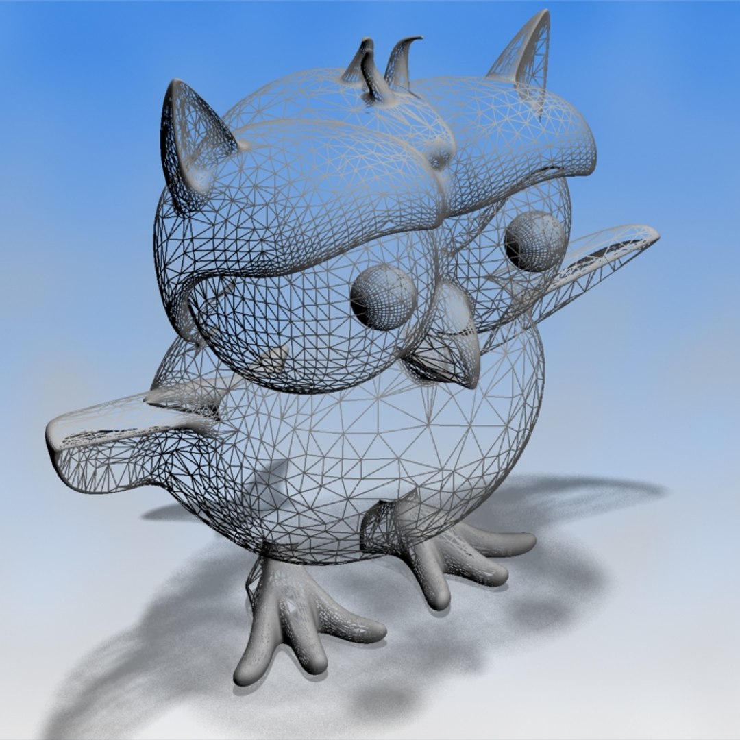 Ursula Owl 3d Model