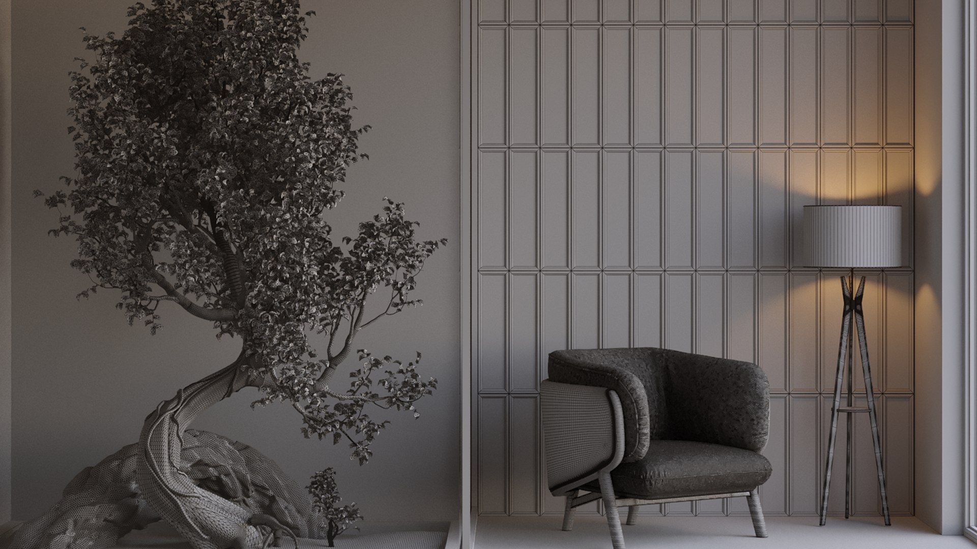 3D Bonsai Tree Room 2017 - TurboSquid 1950014