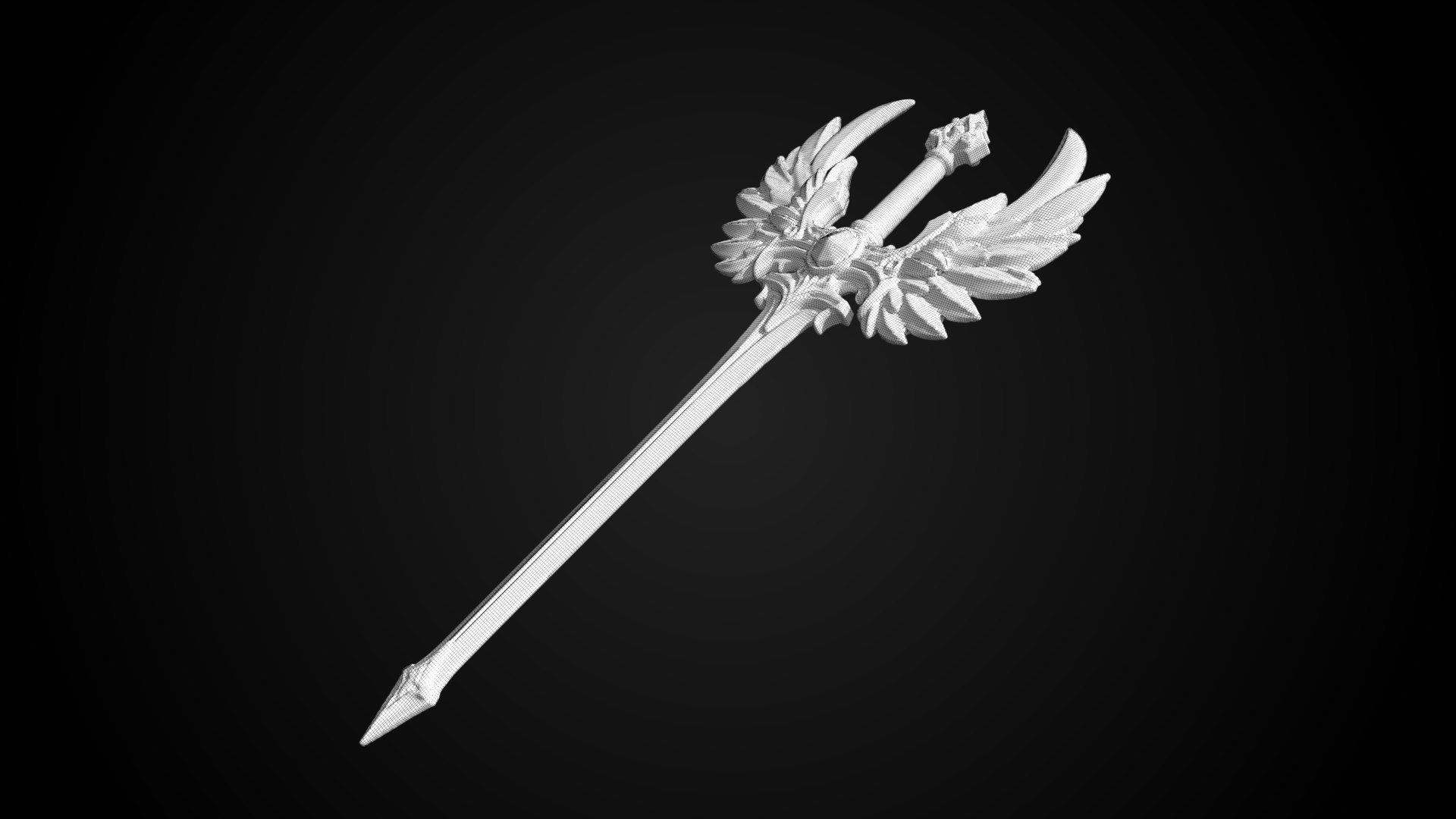 Stylized Knight Sword - Paladin Sword - Blessed Edge Model - TurboSquid ...