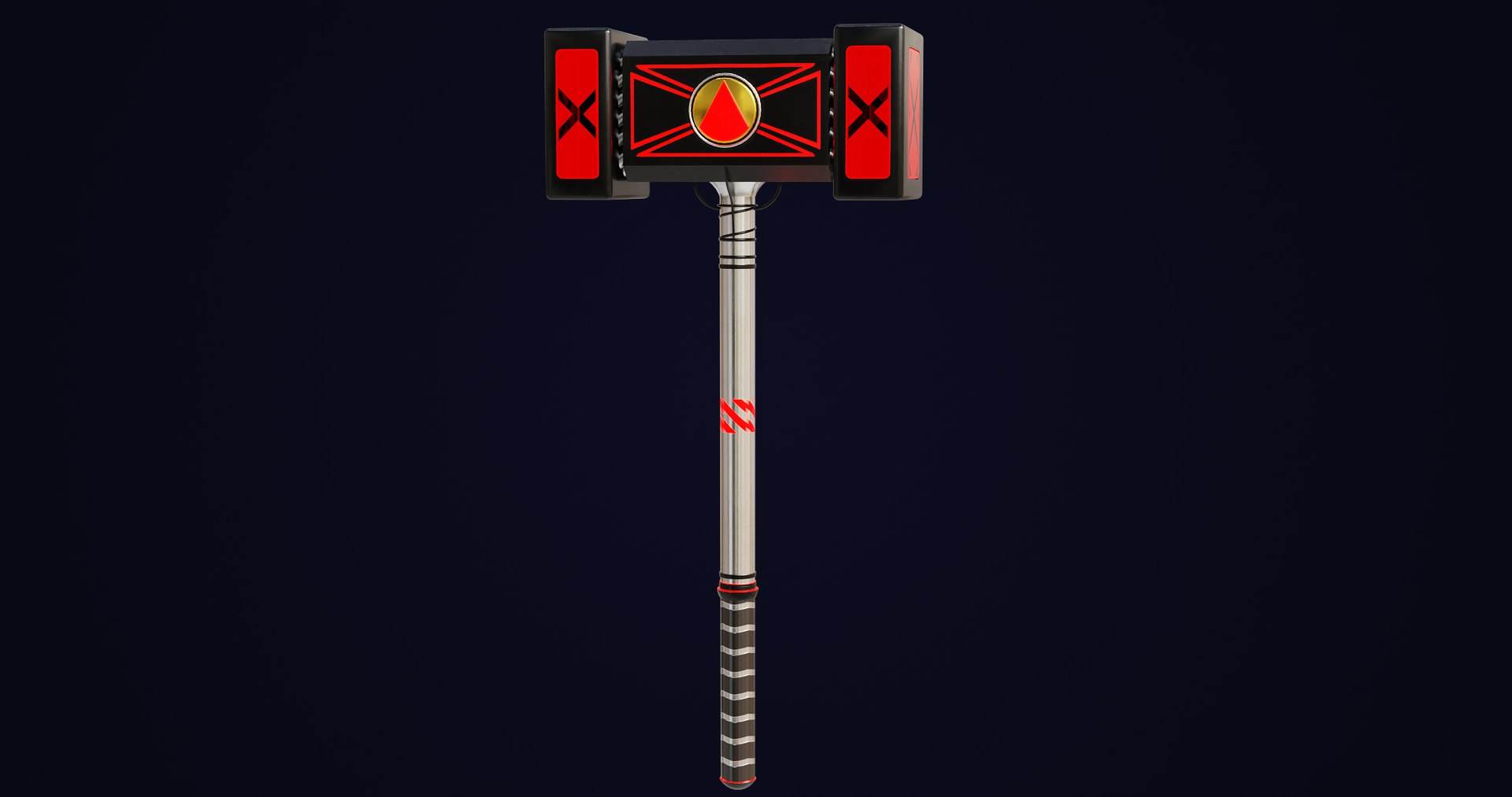 Scifi Battle Hammer 01 All PBR Unity UE V-Ray Textures Included 3D ...