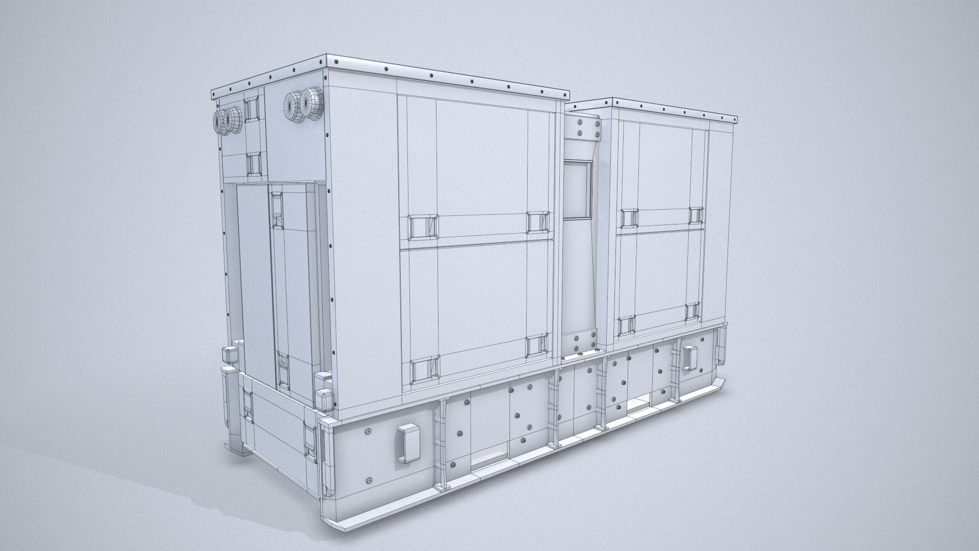 3D power generator pbr - TurboSquid 1563610