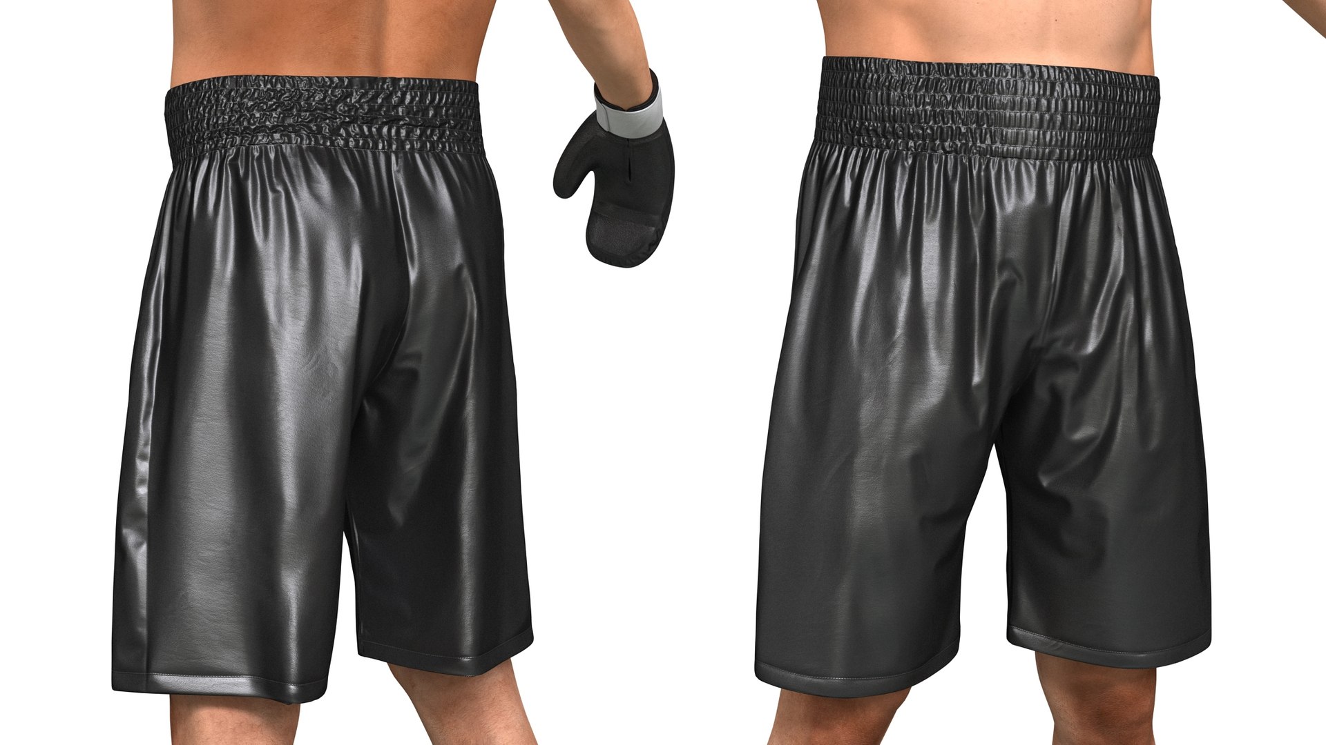 3D Male Boxer Figure Rigged For Maya - TurboSquid 2416945