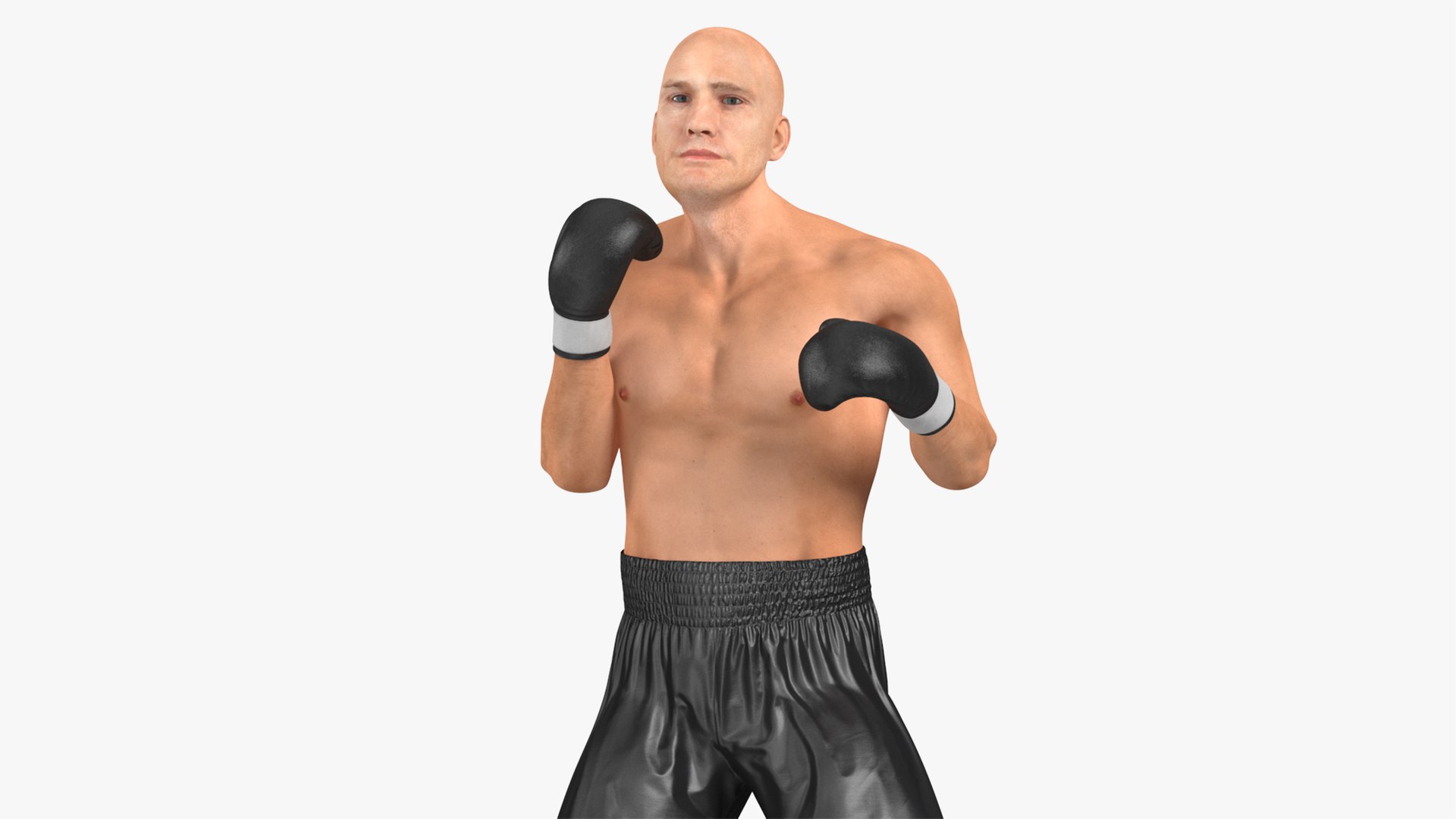 3D Male Boxer Figure Rigged For Maya - TurboSquid 2416945