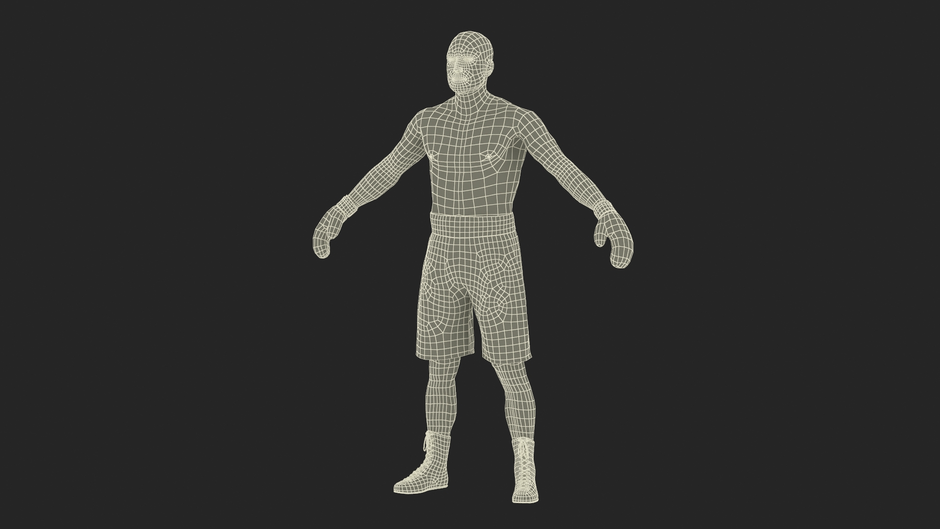 3D Male Boxer Figure Rigged For Maya - TurboSquid 2416945