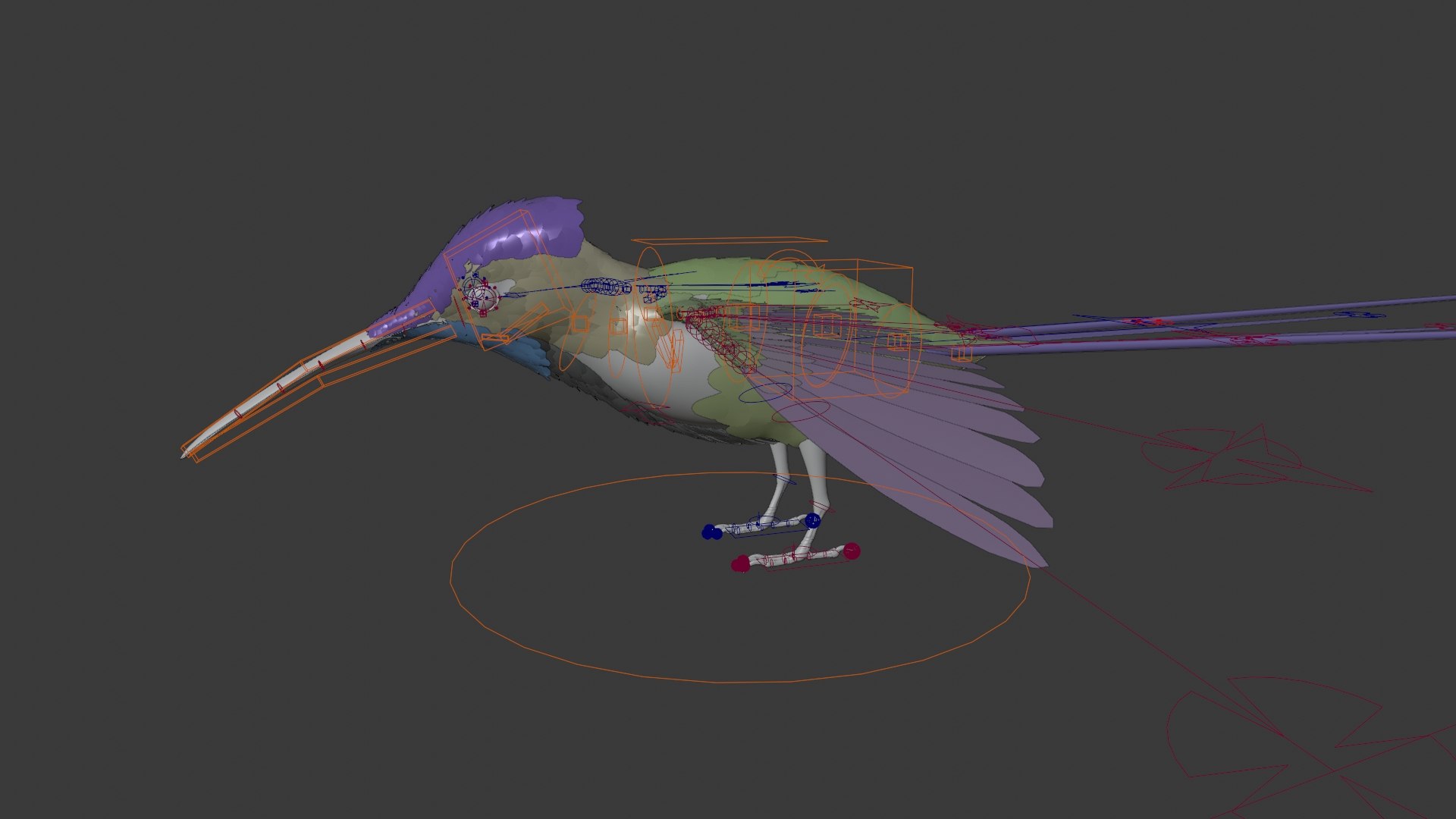 Hummingbird Animation VFX Grace 3D - TurboSquid 2133472