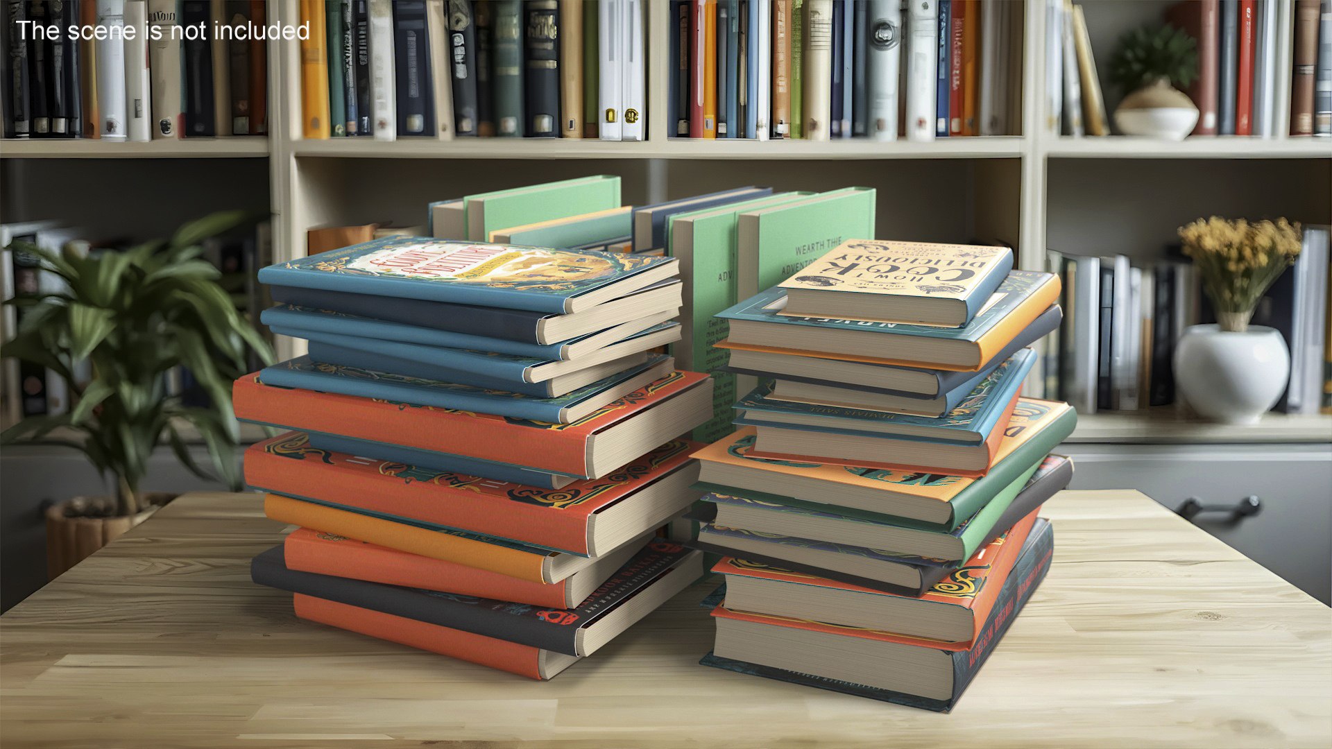 Books Stack 3D Model - TurboSquid 2284507