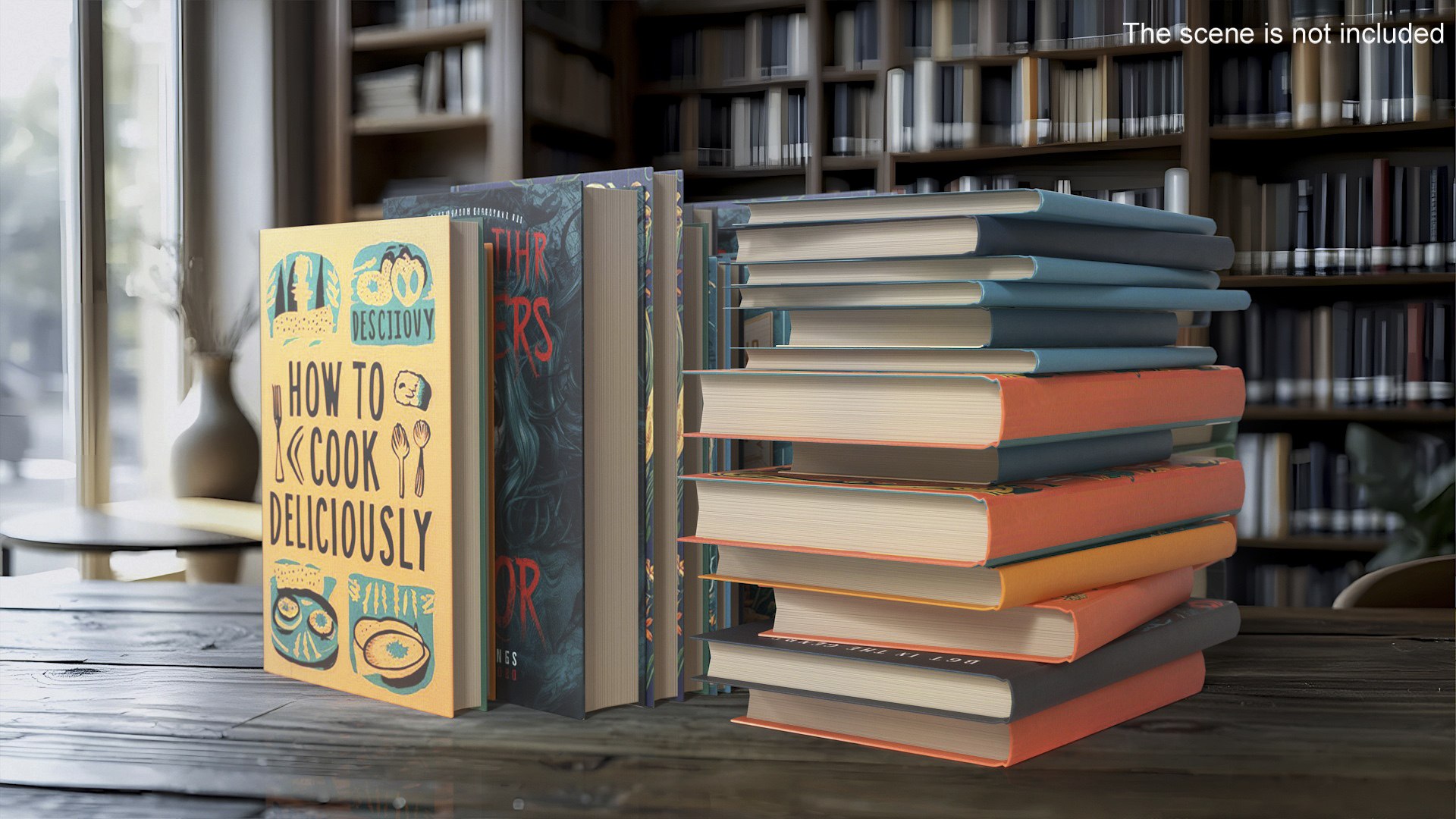 Books Stack 3D Model - TurboSquid 2284507