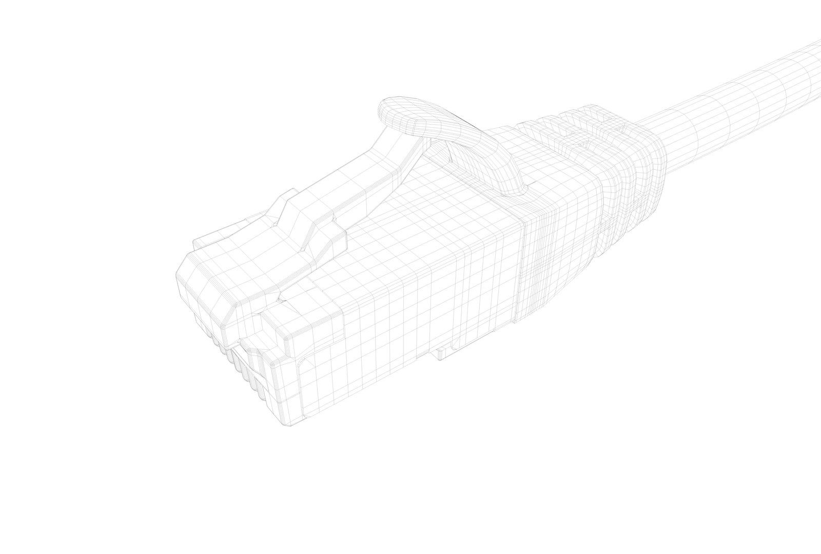 3D Rj45 UTP Ethernet Cable Detailed - TurboSquid 1990228