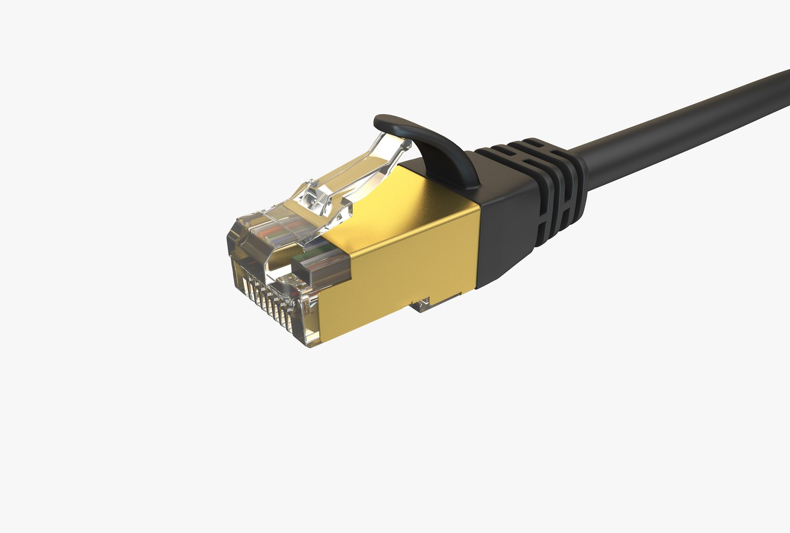 3D Rj45 UTP Ethernet Cable Detailed - TurboSquid 1990228