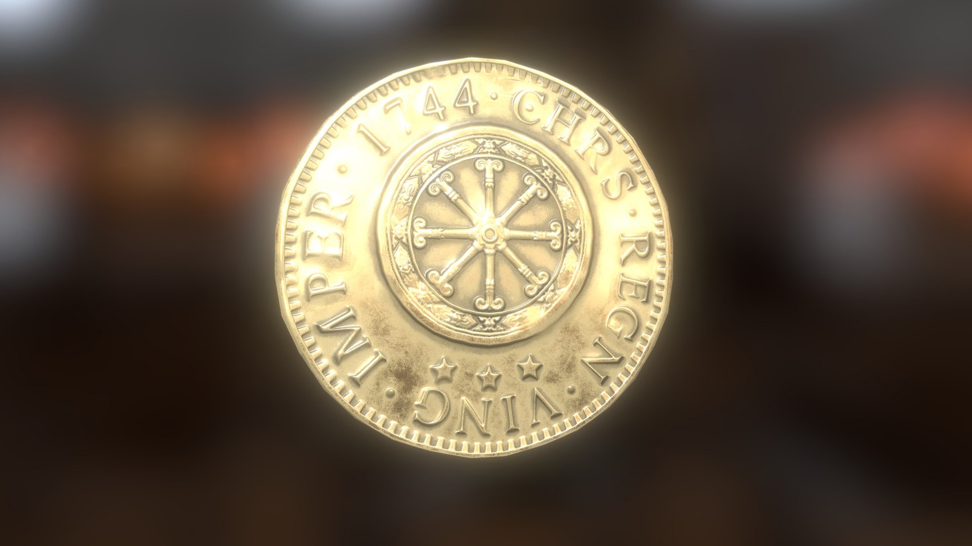 Gold Coin 3D Model - TurboSquid 2012367