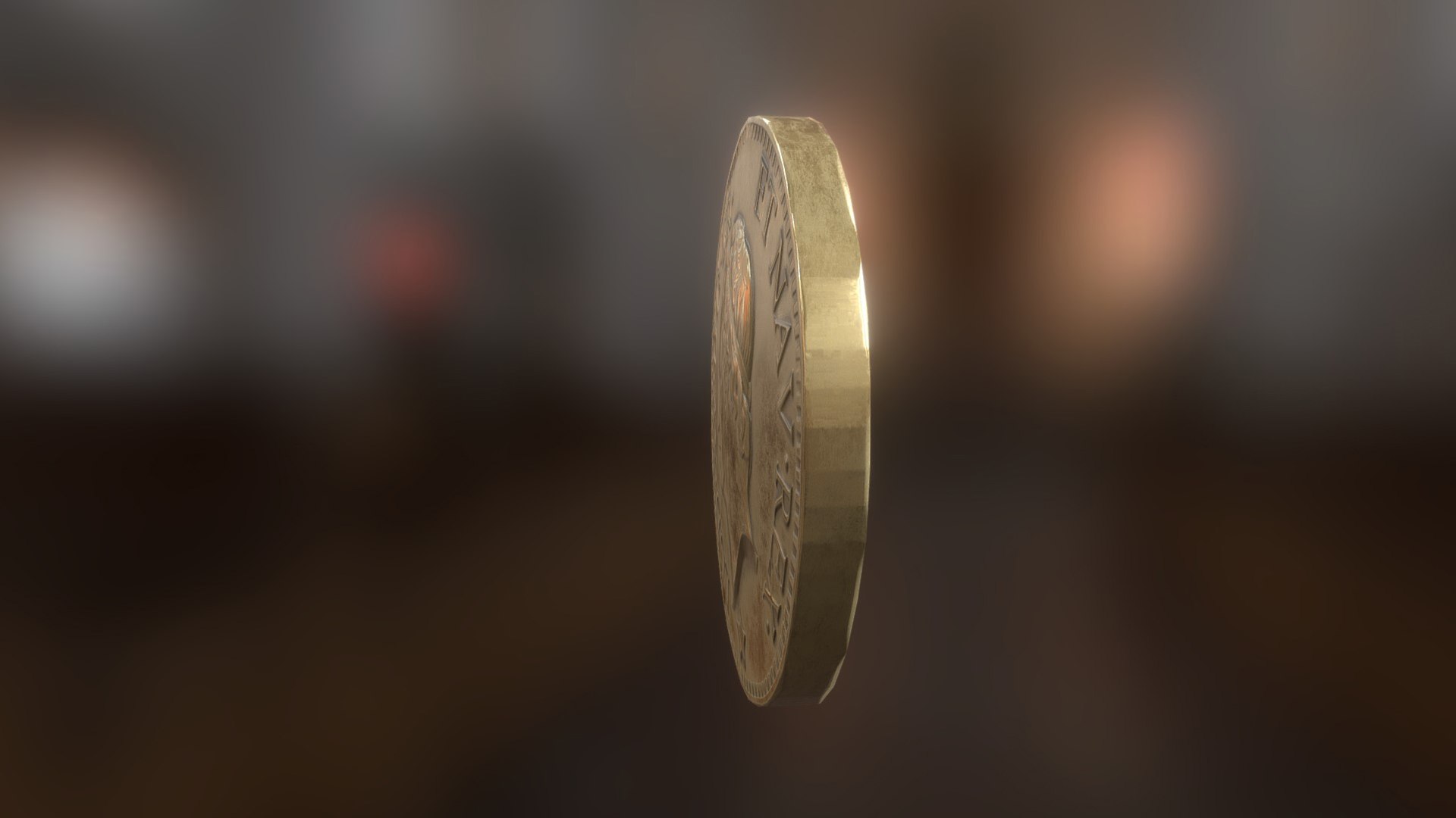 Gold Coin 3D Model - TurboSquid 2012367