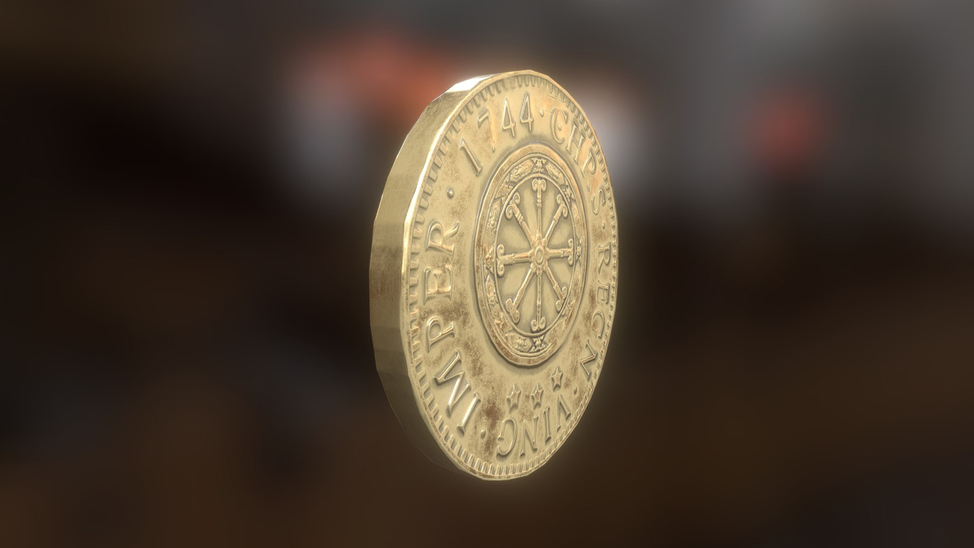 Gold Coin 3D Model - TurboSquid 2012367
