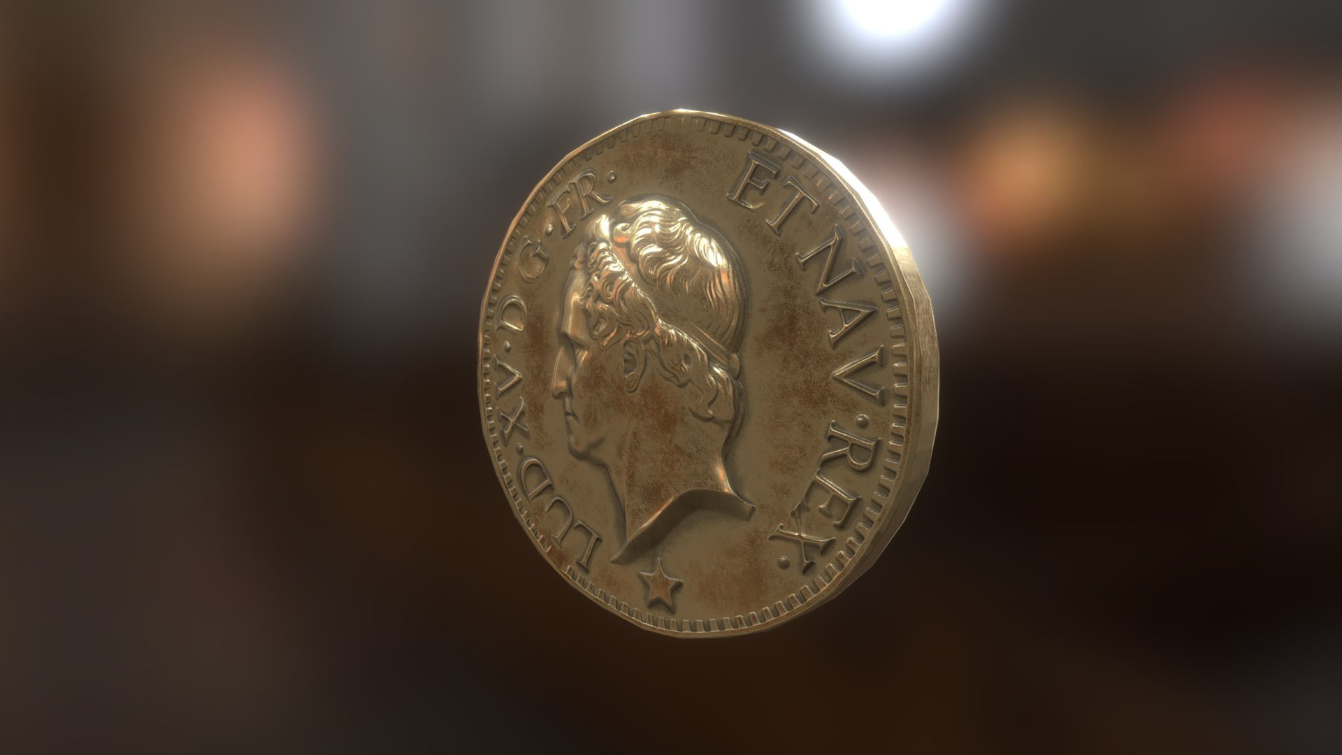 Gold Coin 3D Model - TurboSquid 2012367