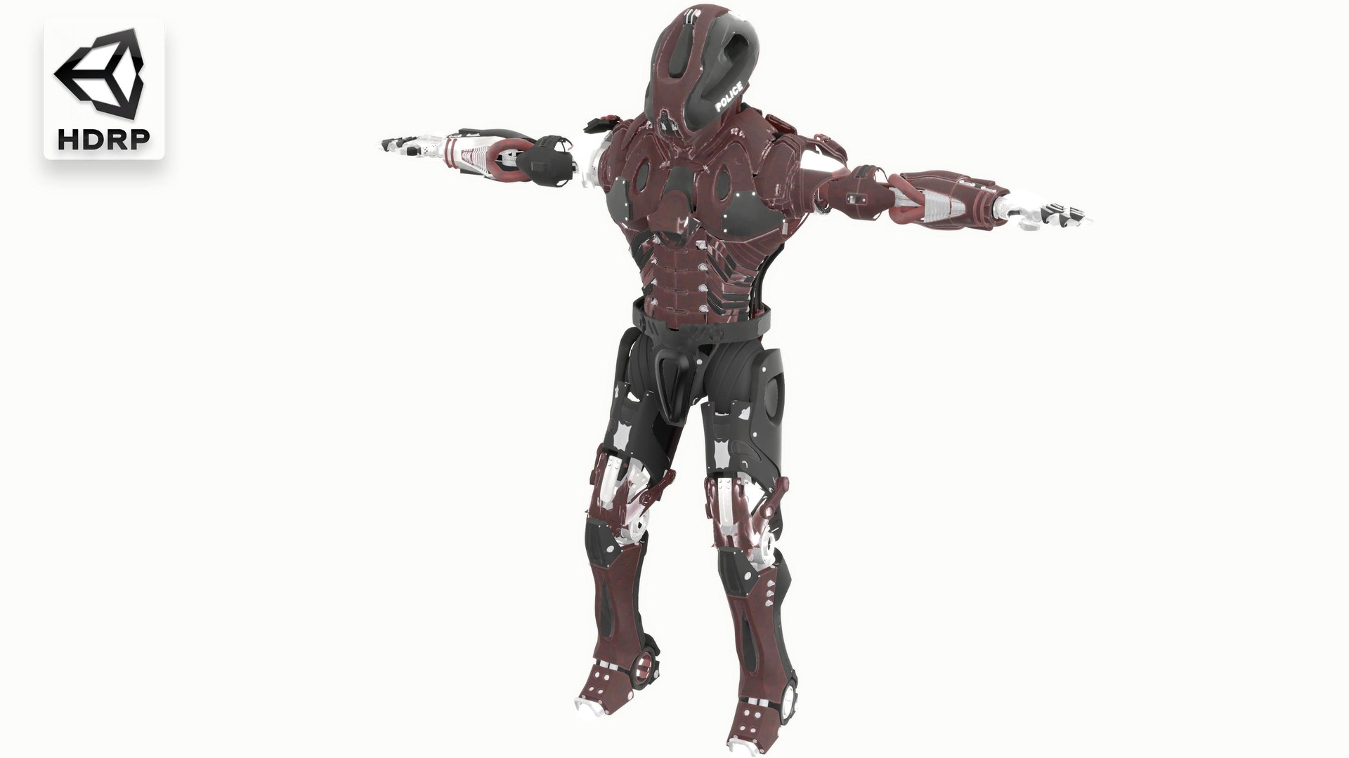 modelo 3d robot de combate avanzado modelo unity hdrp - TurboSquid 2210569