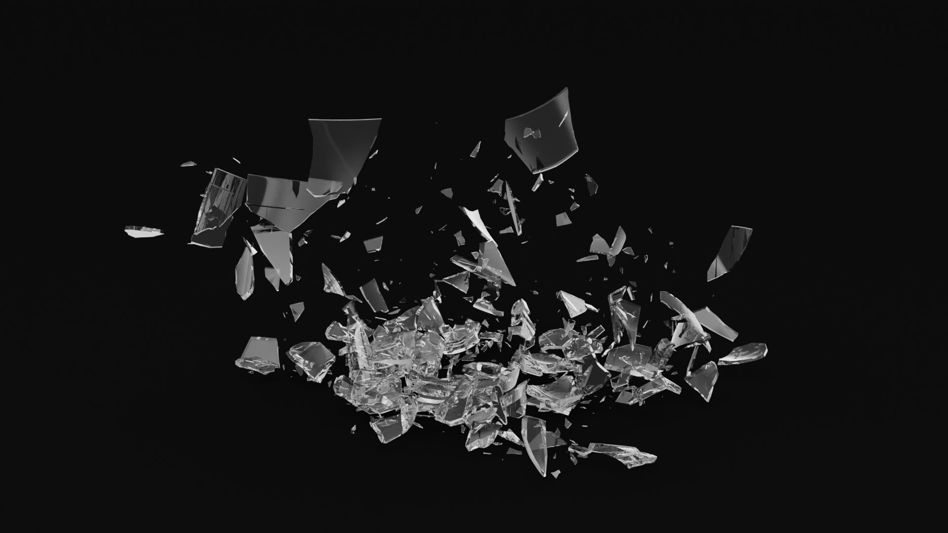 Animated Broken Glass 3D model - TurboSquid 1837902