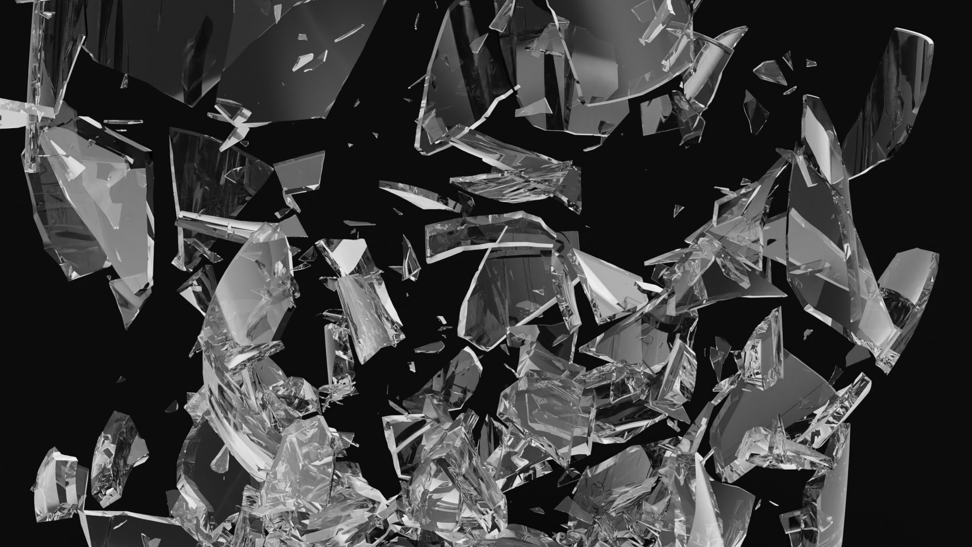 Animated Broken Glass 3D model - TurboSquid 1837902