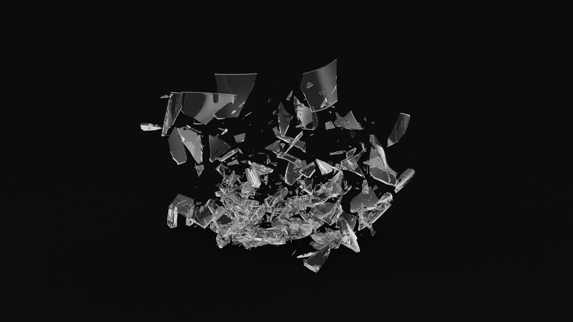 Animated Broken Glass 3D model - TurboSquid 1837902