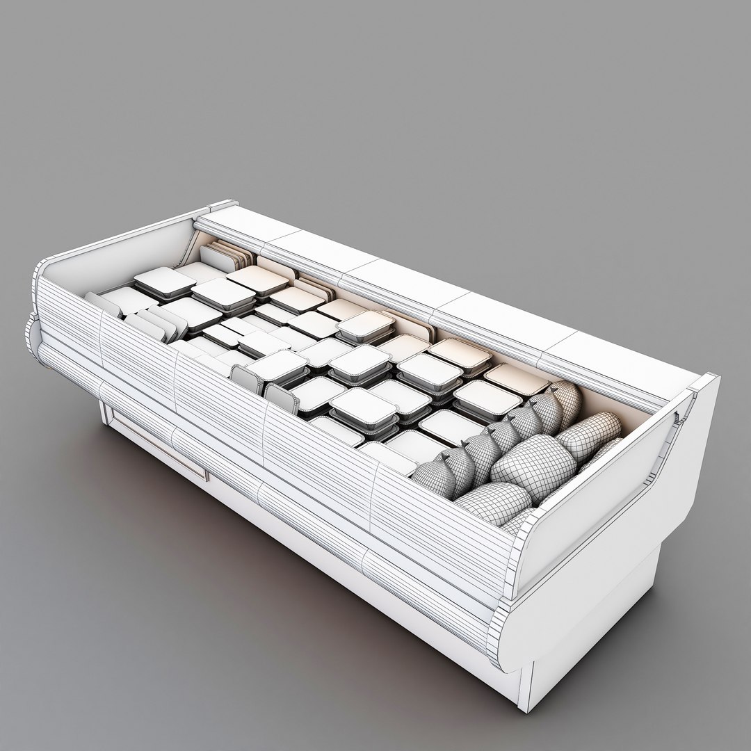 3D Meat and Poultry Display LB06 - TurboSquid 2029316