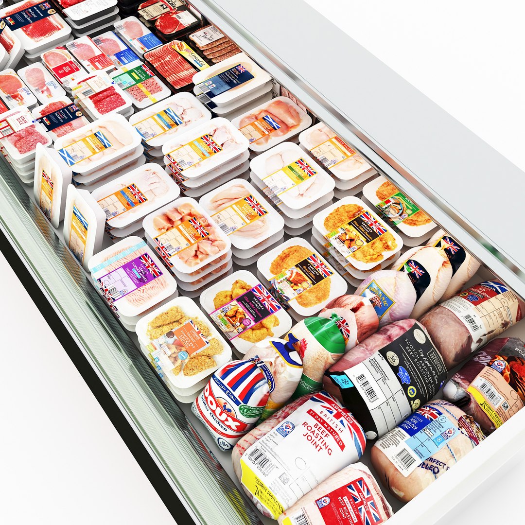 3D Meat and Poultry Display LB06 - TurboSquid 2029316