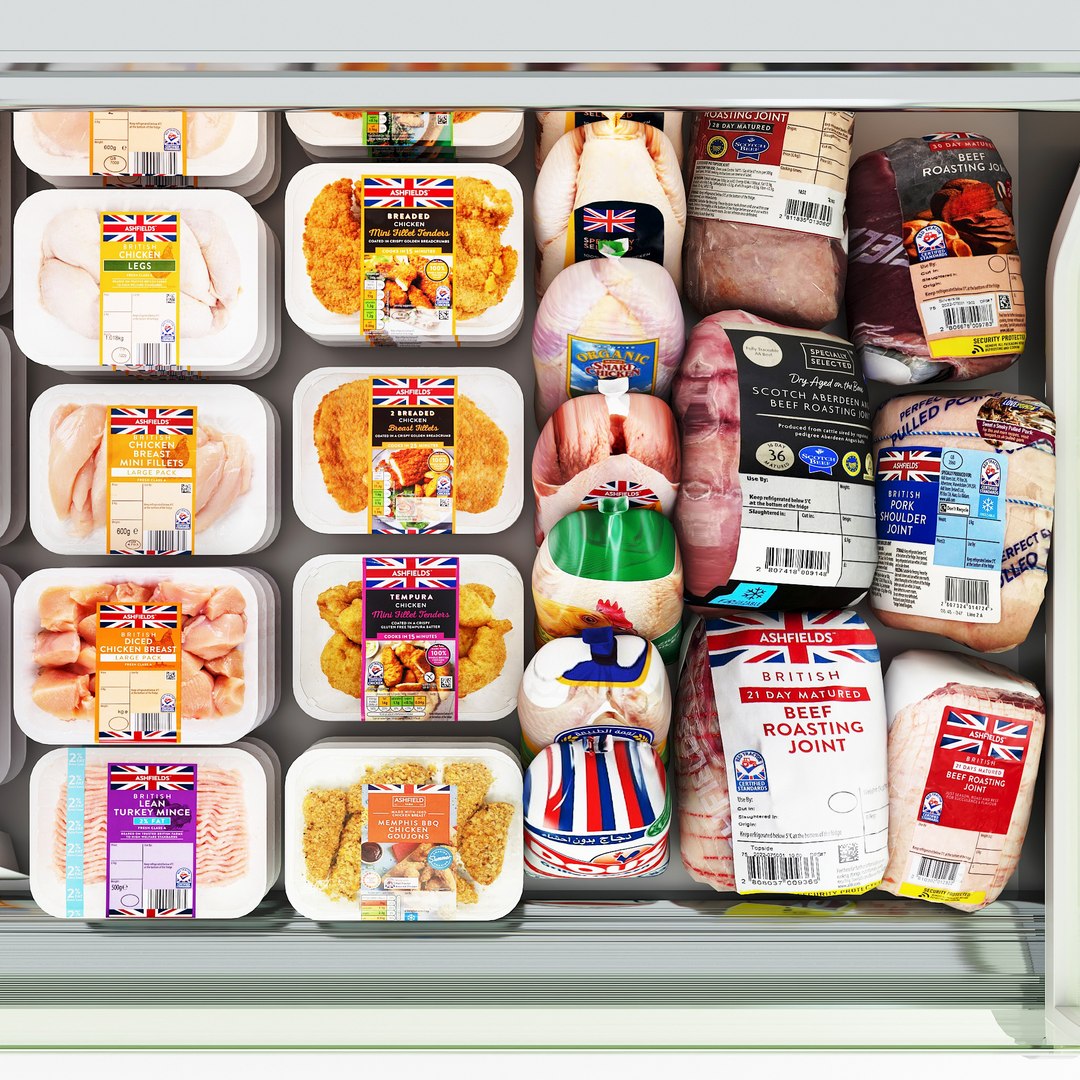 3D Meat and Poultry Display LB06 - TurboSquid 2029316