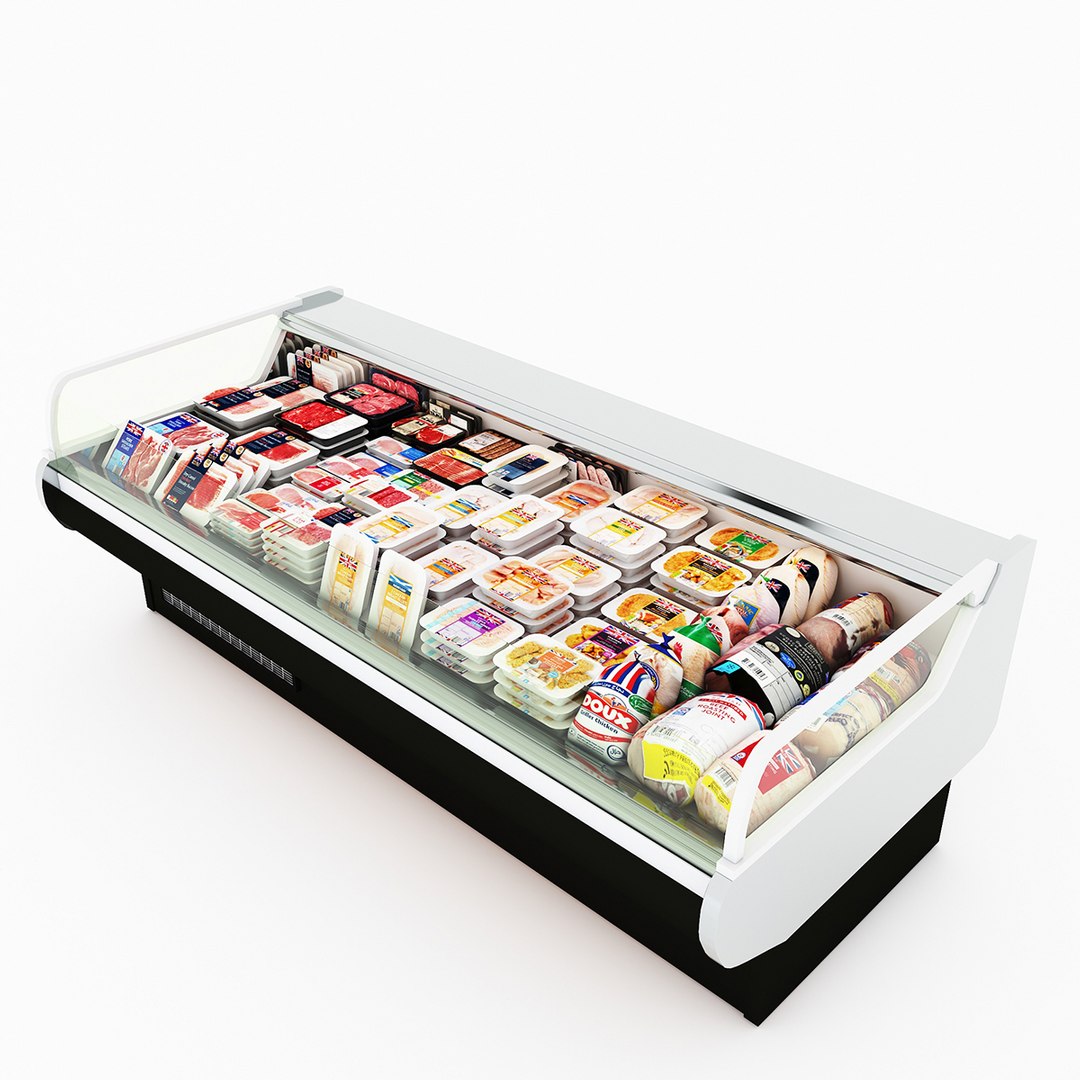 3D Meat and Poultry Display LB06 - TurboSquid 2029316