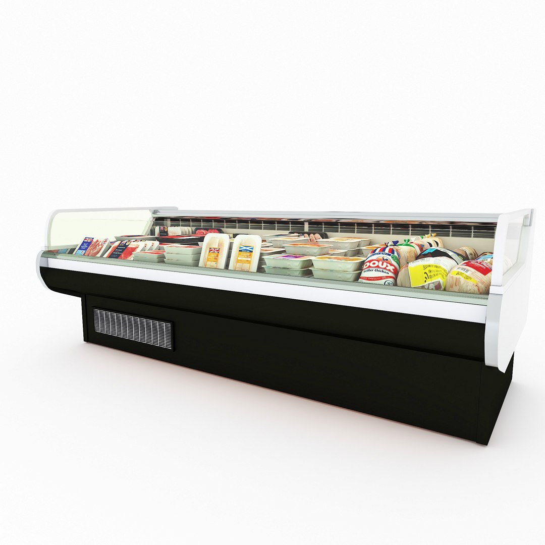 3D Meat and Poultry Display LB06 - TurboSquid 2029316