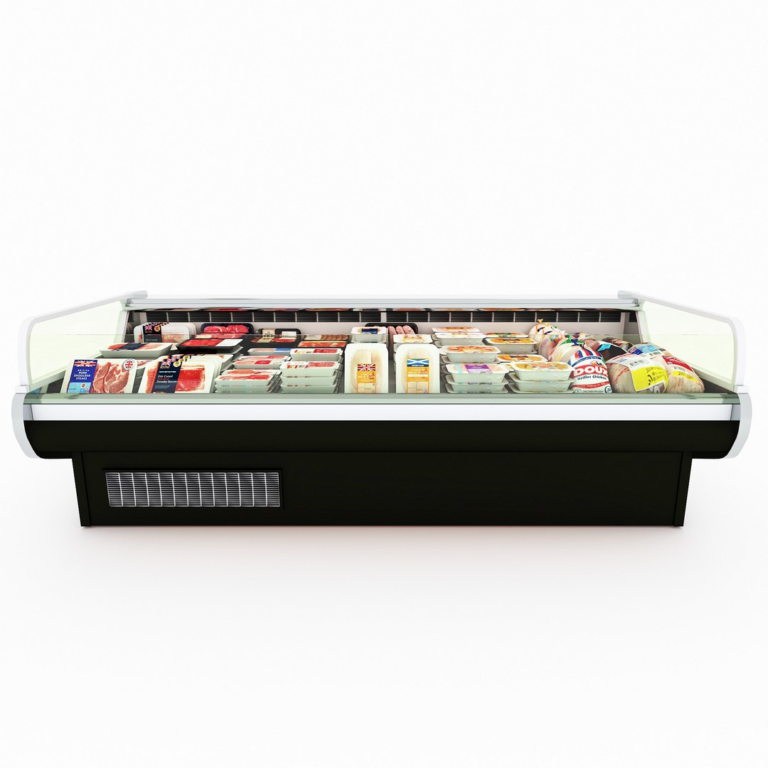 3D Meat and Poultry Display LB06 - TurboSquid 2029316