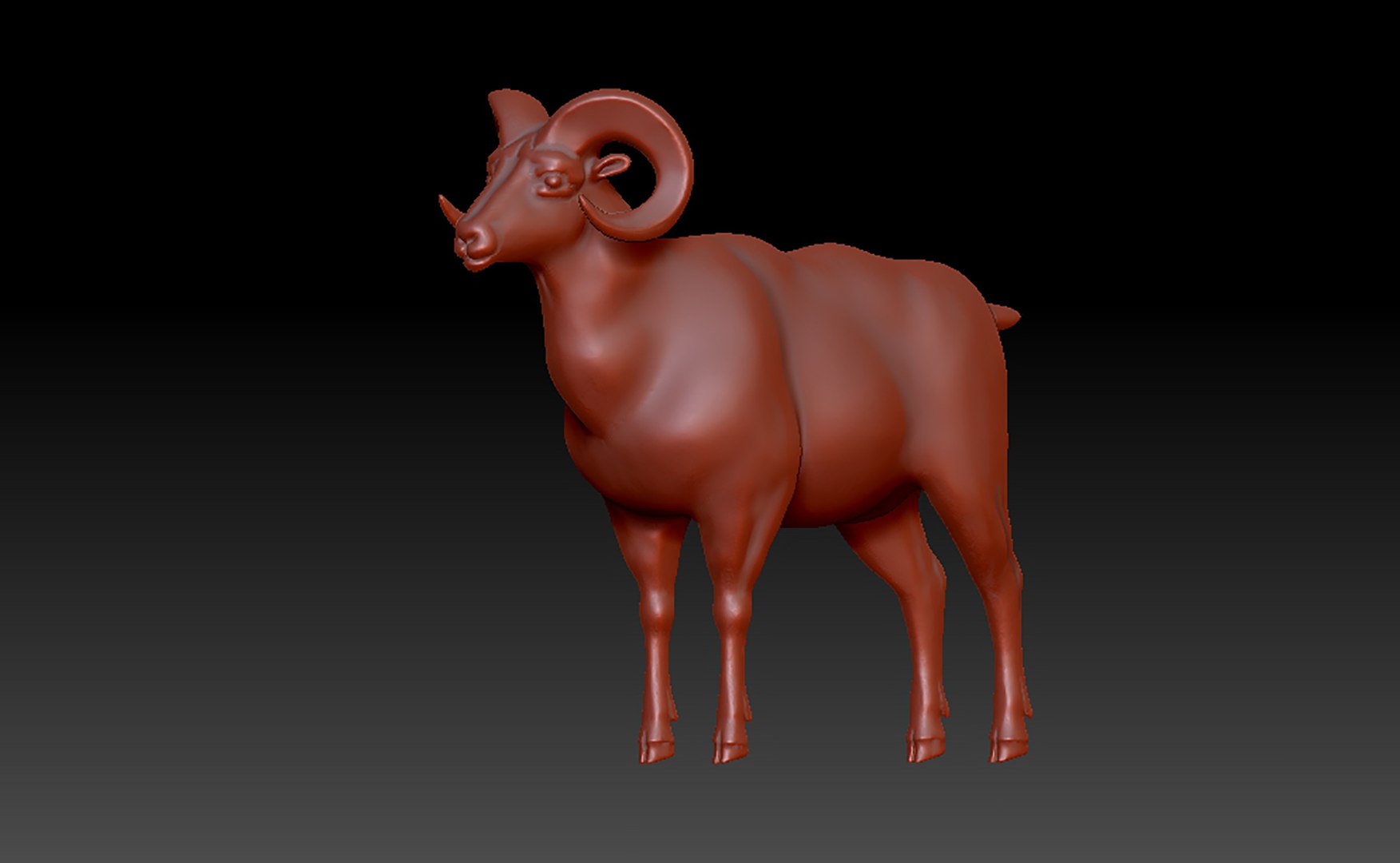 3D Model The Body Of A Ram - TurboSquid 1855282