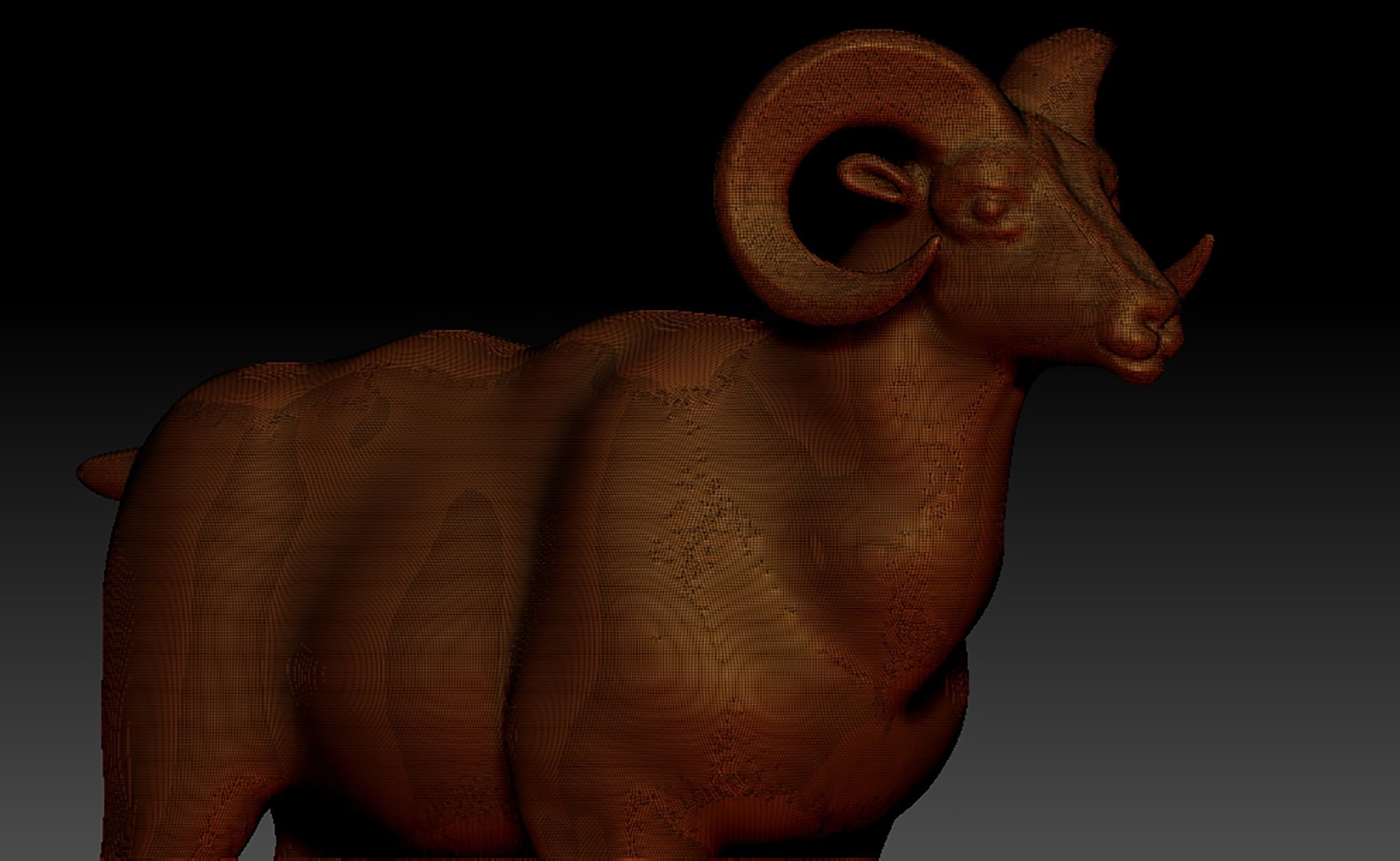 3D Model The Body Of A Ram - TurboSquid 1855282