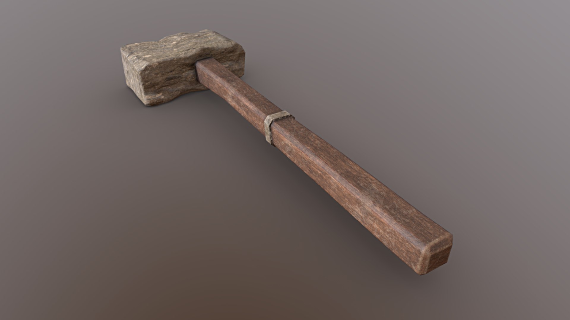 3D Hammer - Stone - TurboSquid 2157221