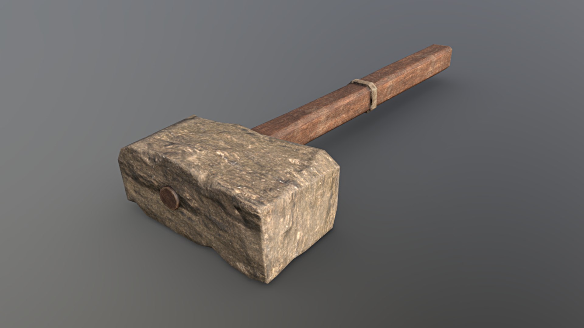 3D Hammer - Stone - TurboSquid 2157221