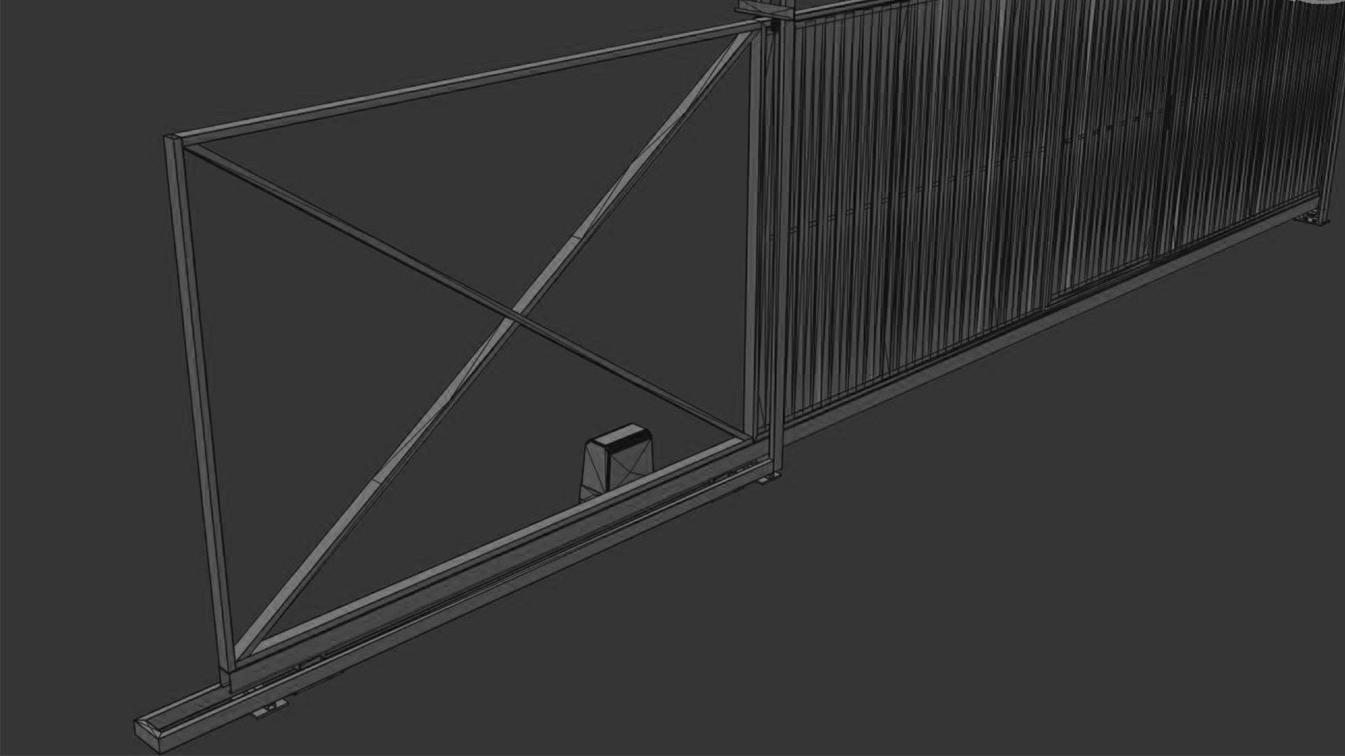 Sliding Gates 3D Model - TurboSquid 2088387