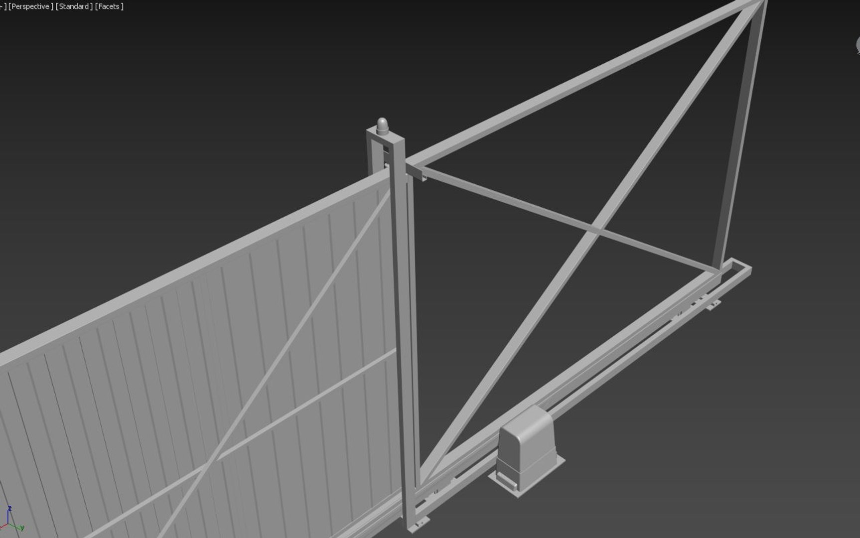 Sliding Gates 3D Model - TurboSquid 2088387