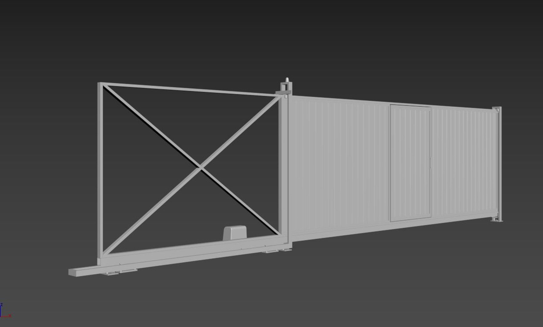 Sliding Gates 3D Model - TurboSquid 2088387