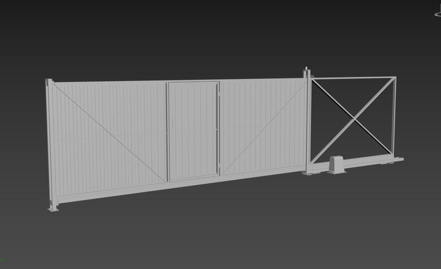 Sliding Gates 3D Model - TurboSquid 2088387