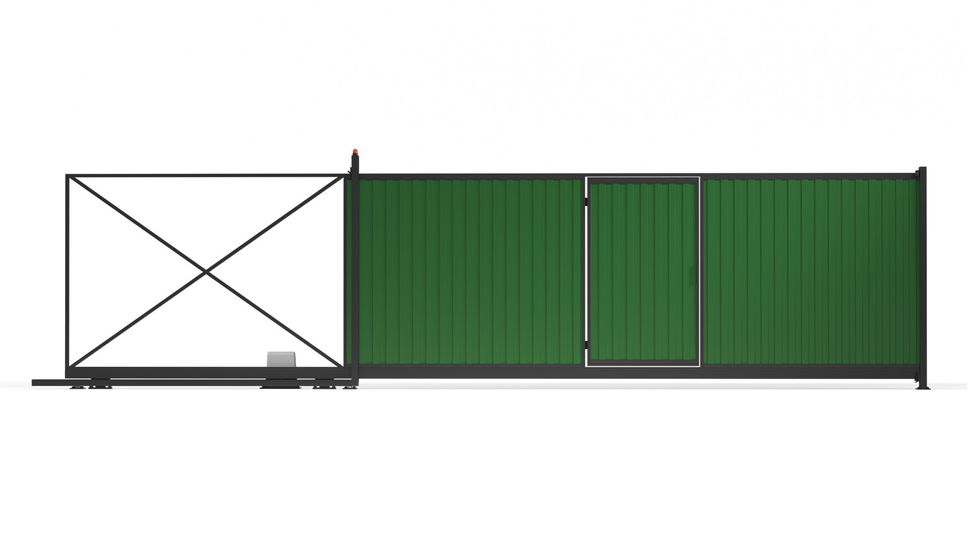 Sliding Gates 3D Model - TurboSquid 2088387