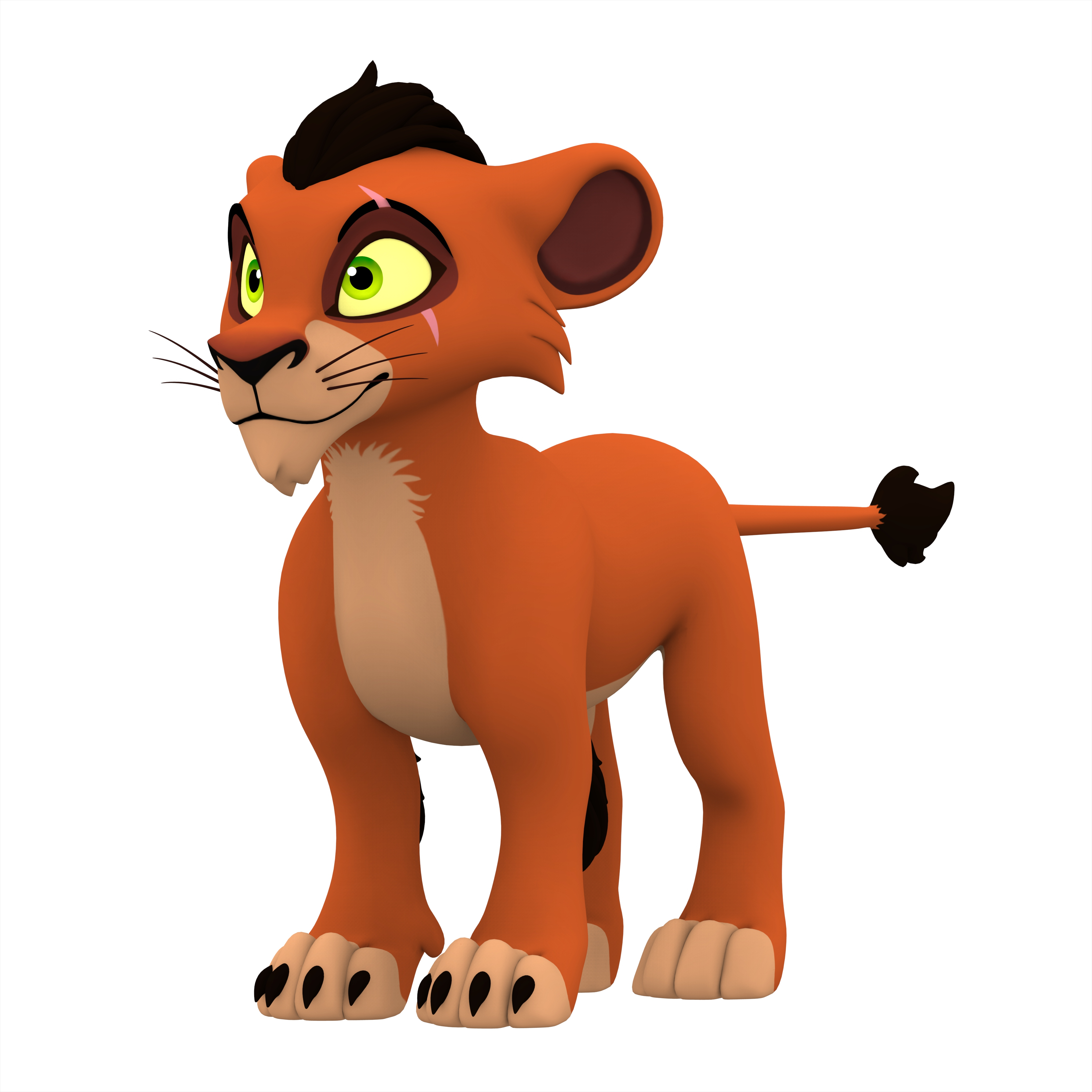 modelo 3d Cachorro de cicatriz - TurboSquid 2168320