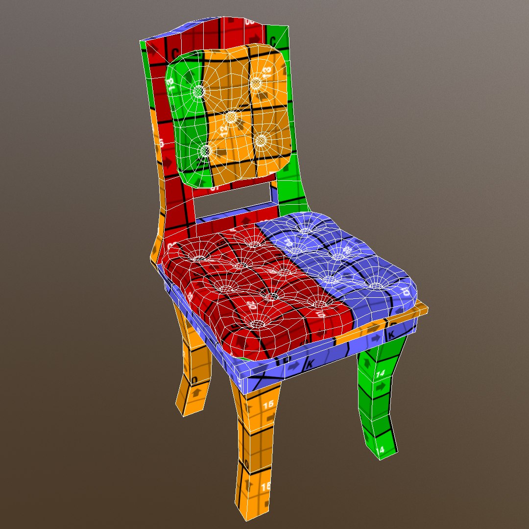 3D Chair Horror Model - TurboSquid 1246887