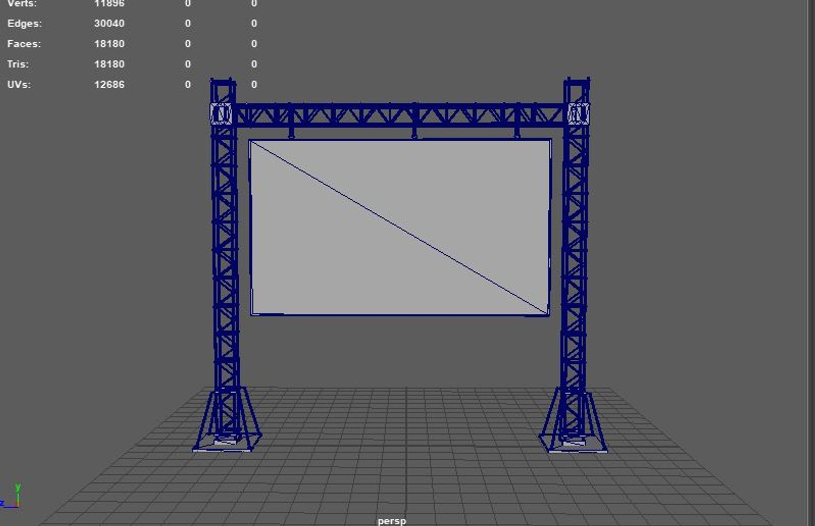 LED Display 3D Model 3D Model - TurboSquid 2343935
