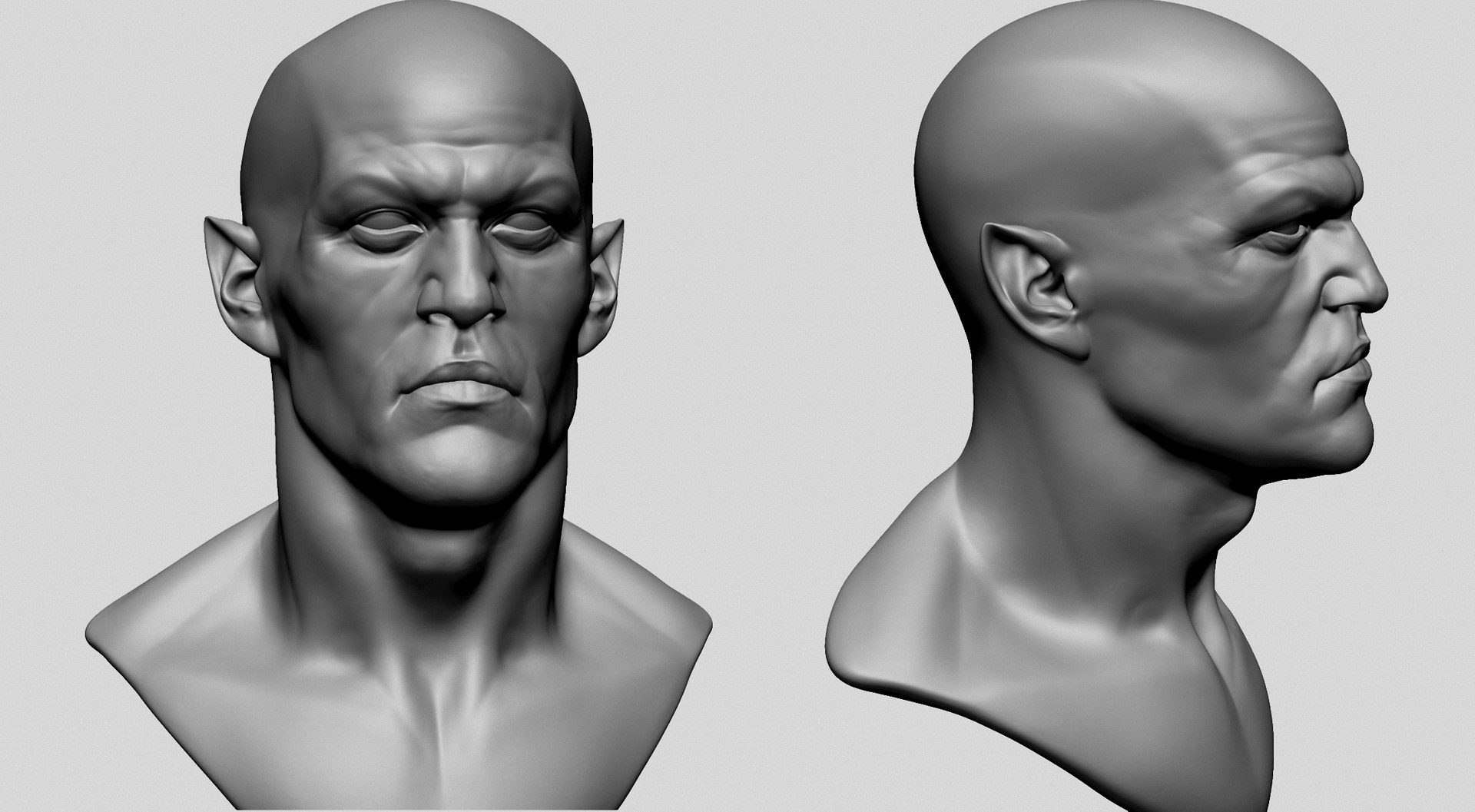 Male Head P 3D - TurboSquid 2209898