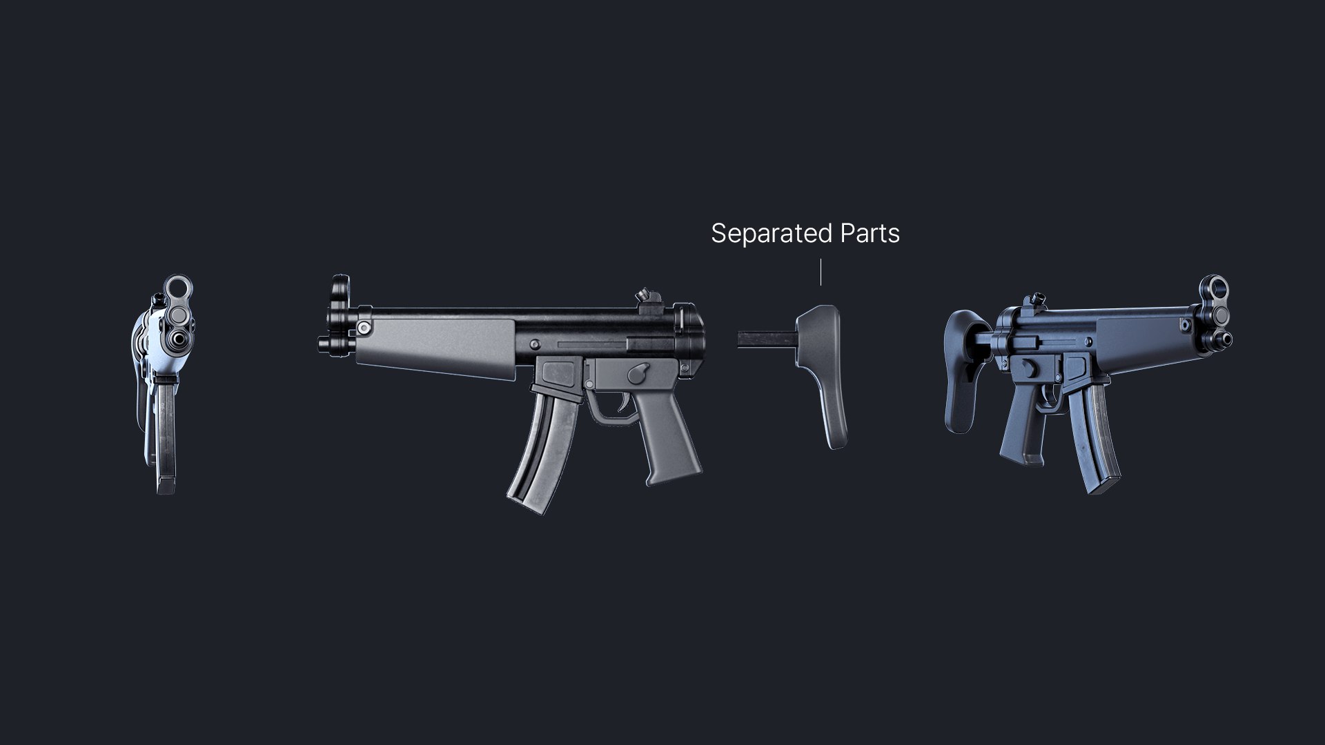 3D Stylized Guns - TurboSquid 2329731