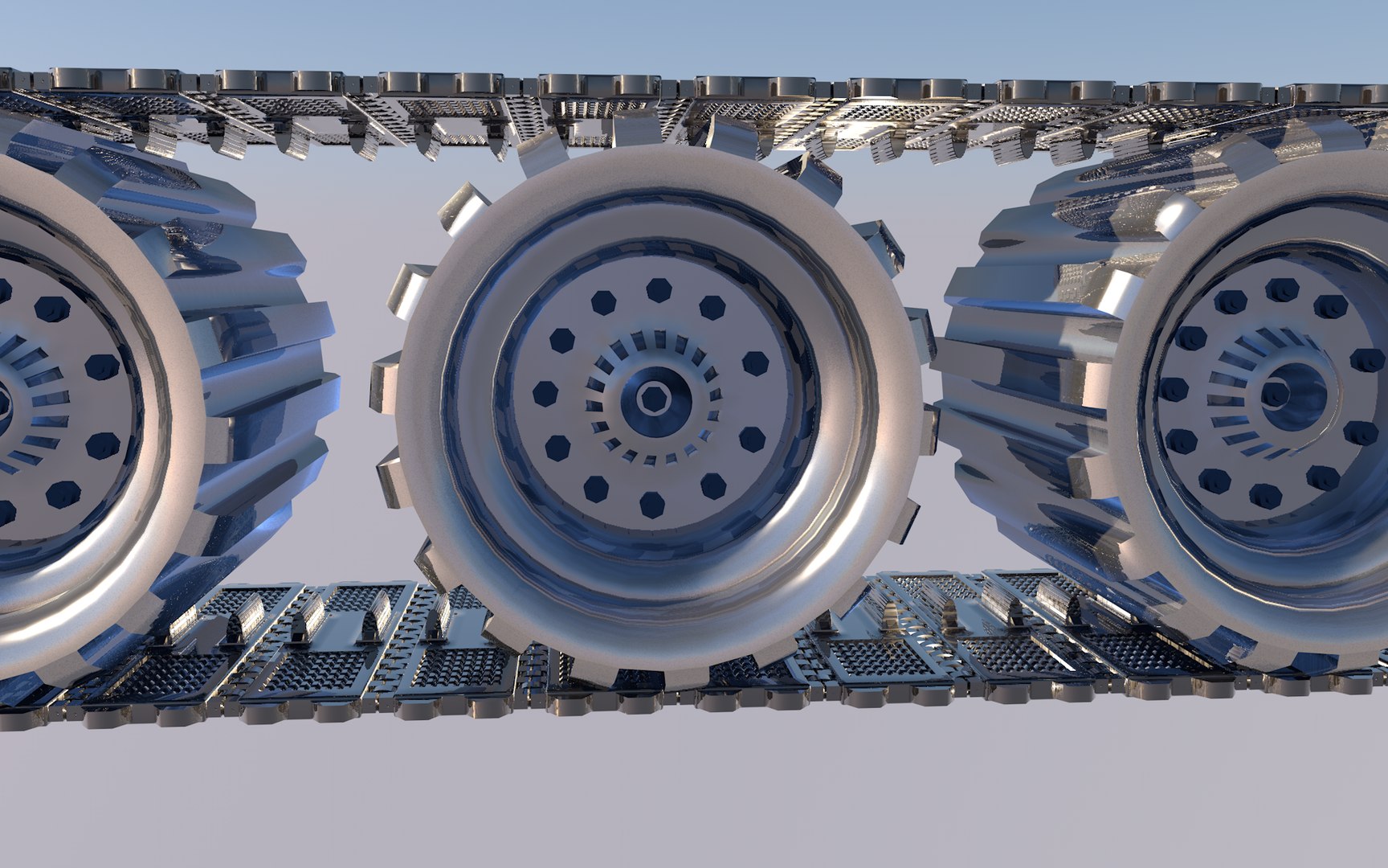 Tank Wheels 3D Model - TurboSquid 1382634