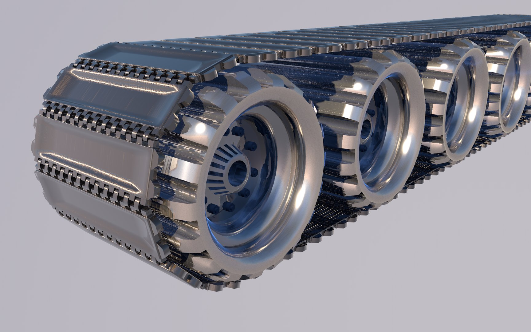Tank Wheels 3D Model - TurboSquid 1382634